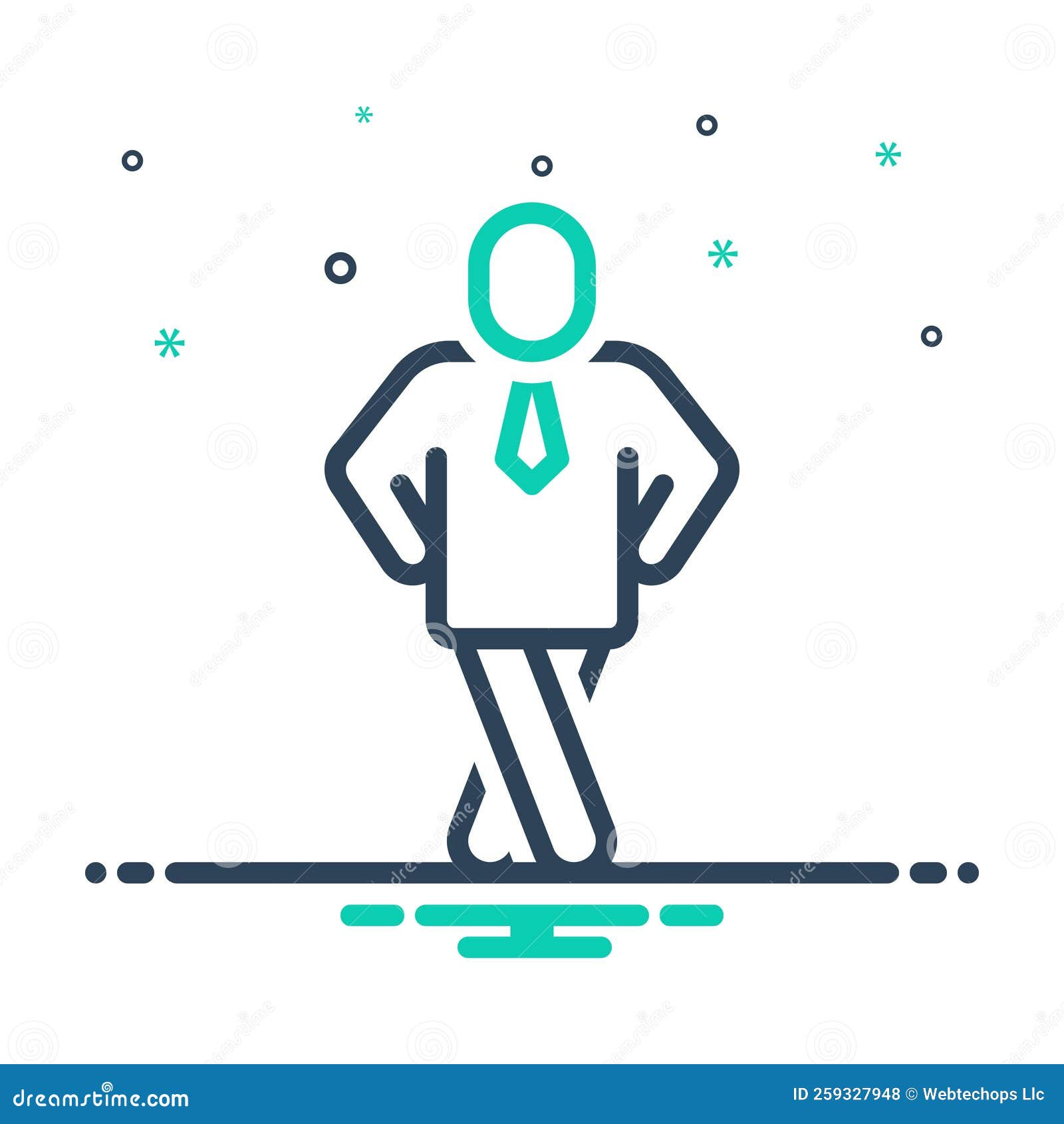 Mix Icon for Pose, Modus and Style Stock Illustration - Illustration of ...