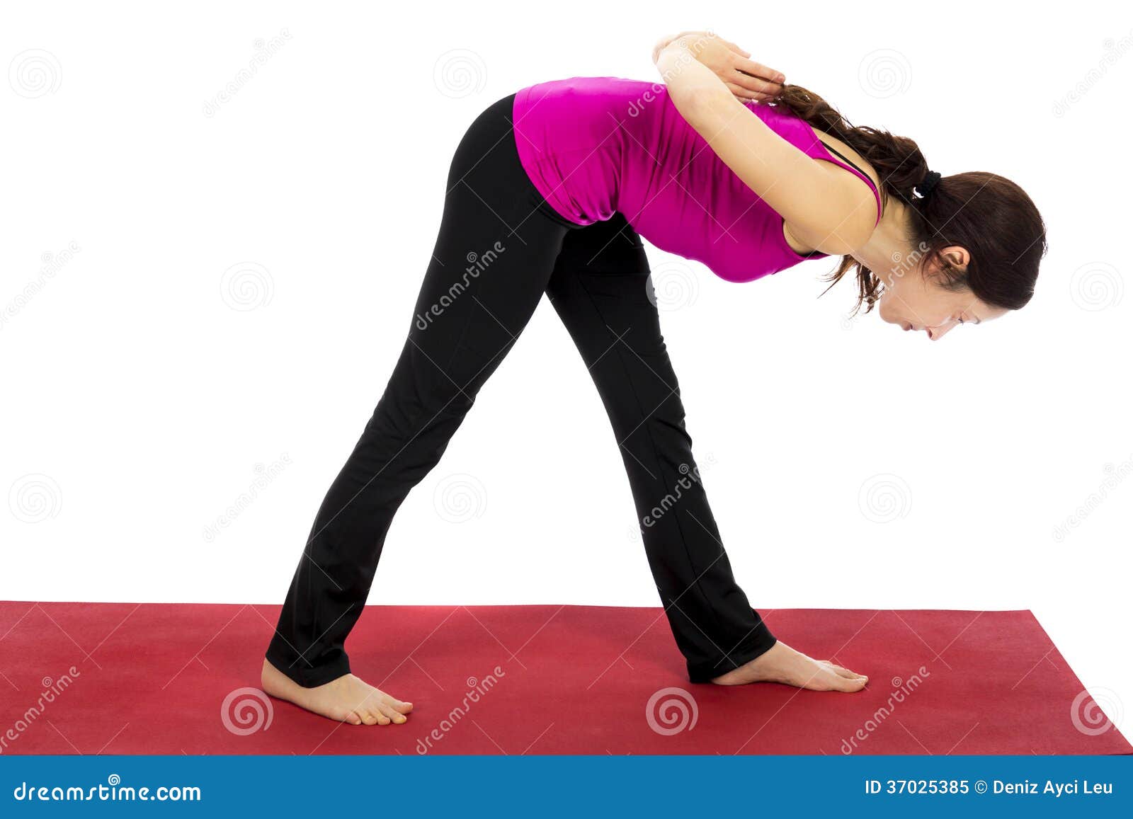 Pose Lateral Intensa Do Estiramento Na Ioga Imagem de Stock - Imagem de ...