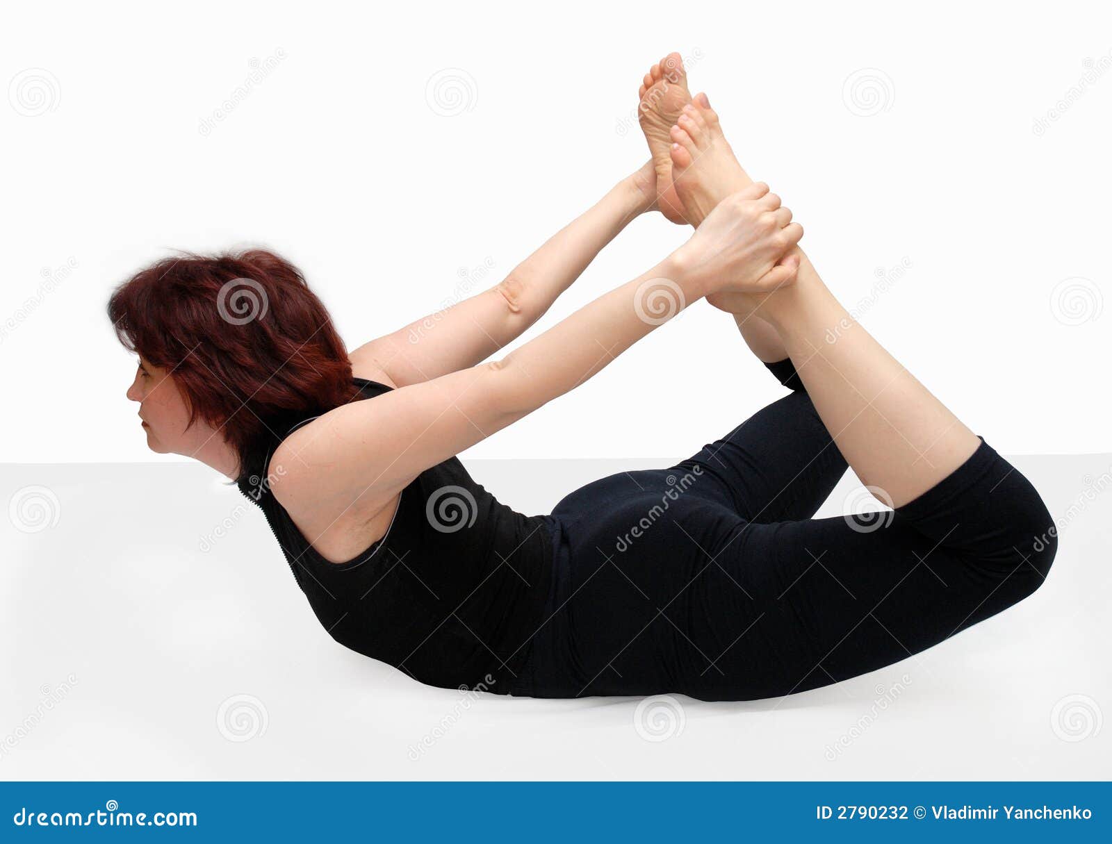 Ear Pressure Yoga Pose Royalty-Free Stock Photography | CartoonDealer ...