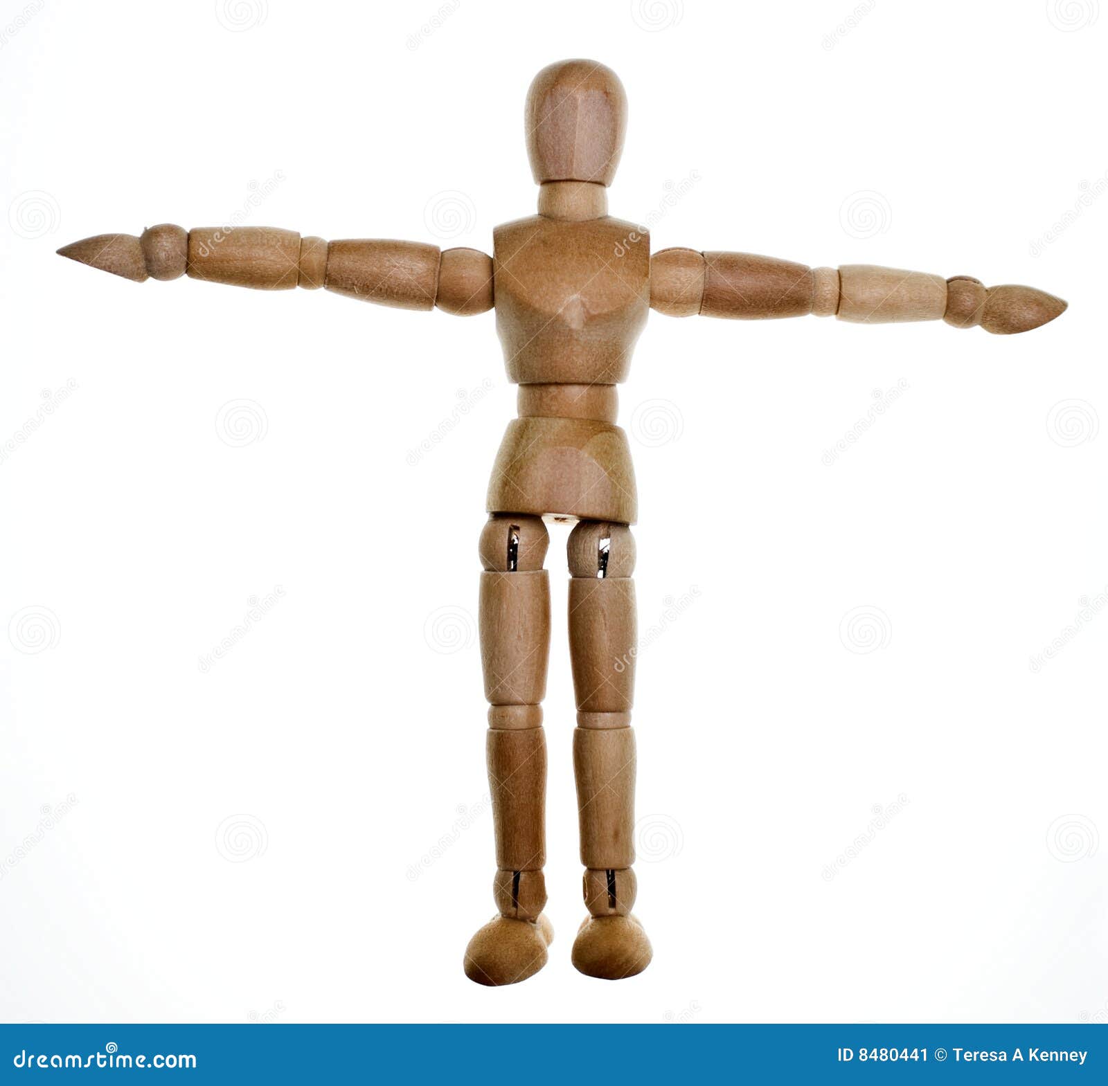 Posed Wooden Mannequin Stock Image - Image: 8480441