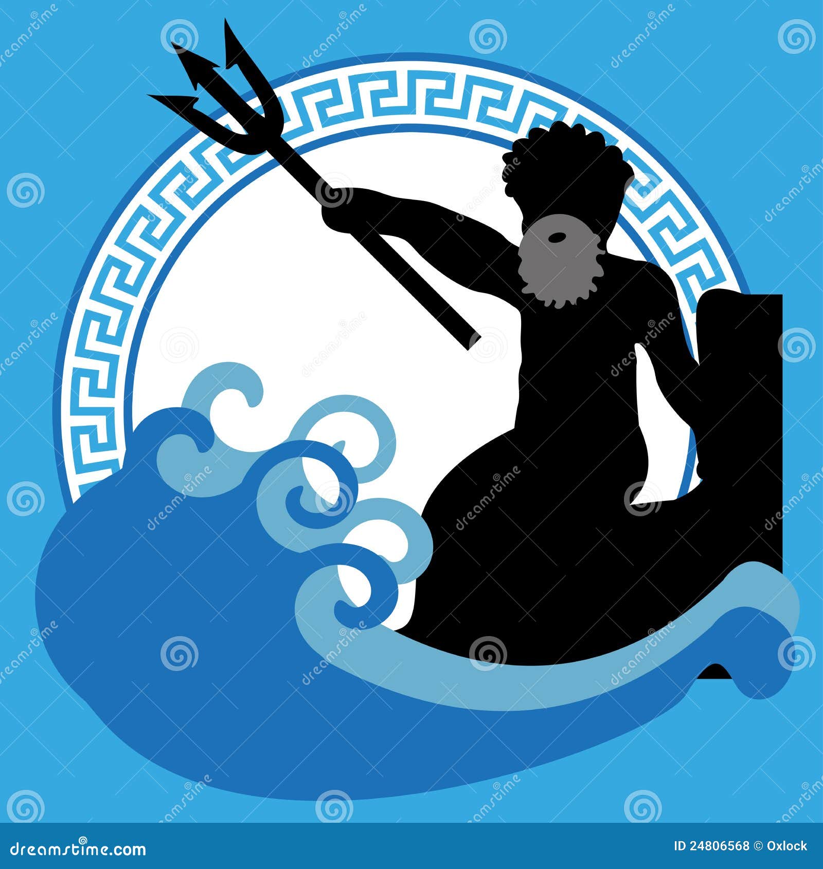 Illustration Of Poseidon Tridents Isolated On White Background. Design ...