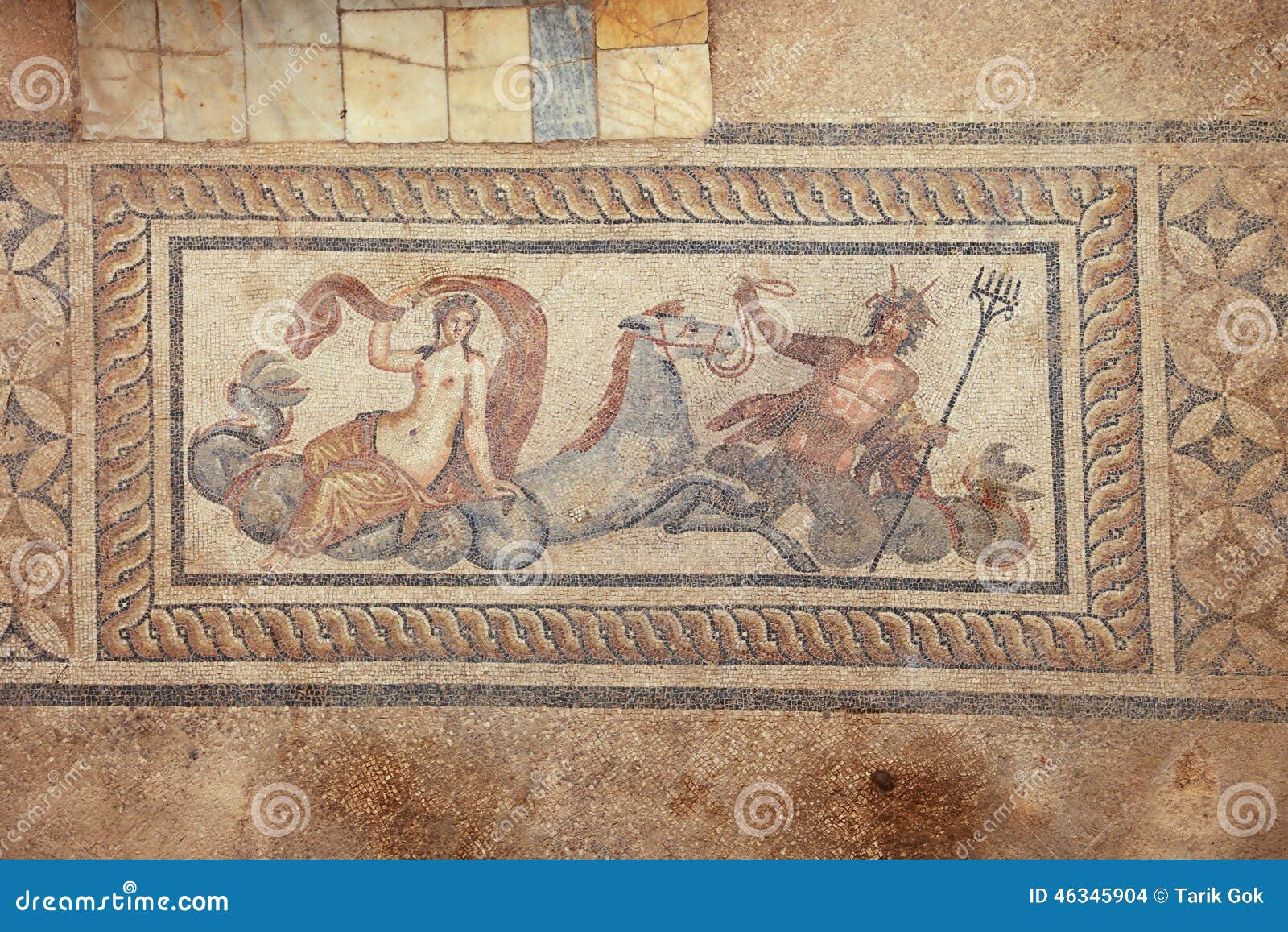 Poseidon and Amphitrite stock photo. Image of locations - 46345904