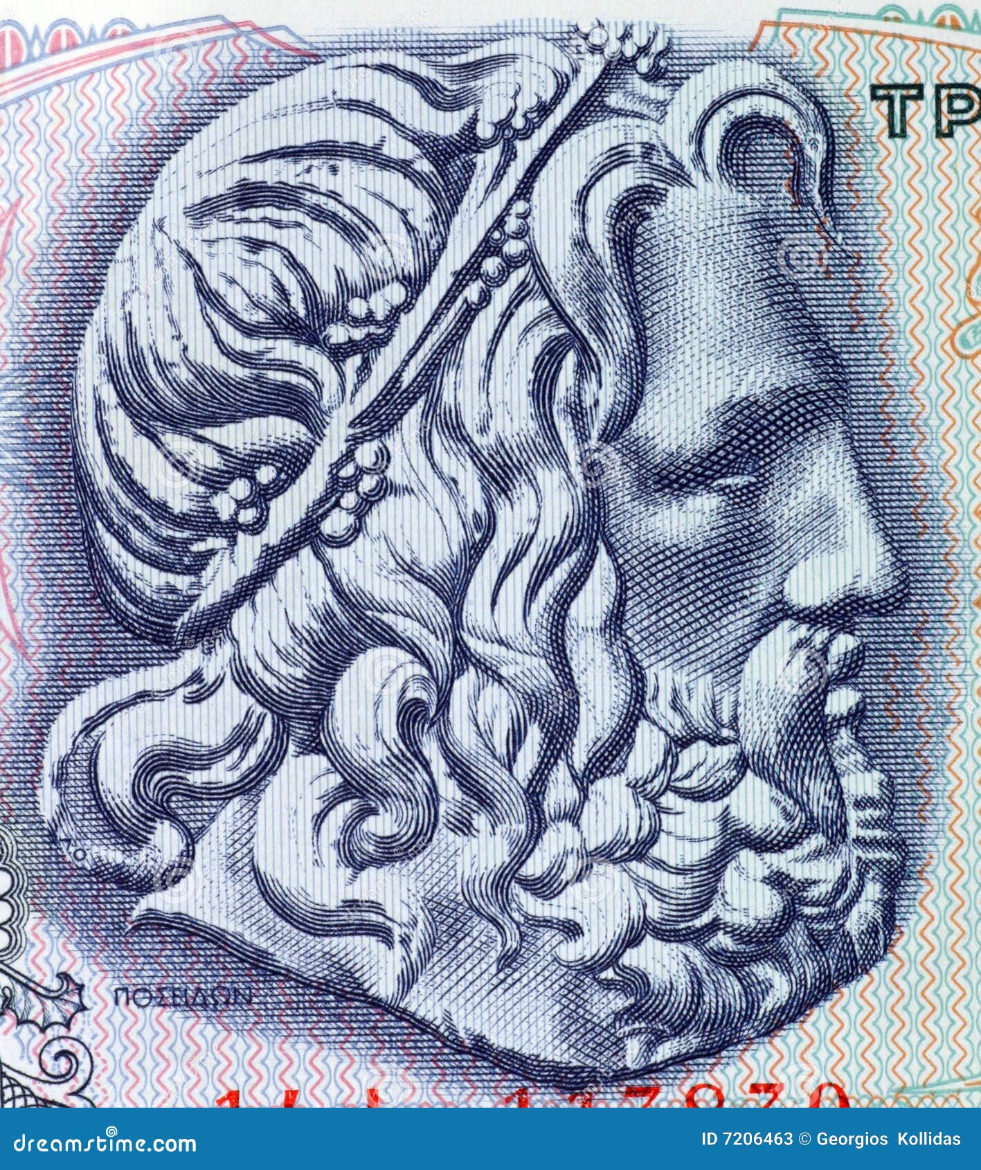 Poseidon, Dieu Grec De La Mer Image stock - Image du personne ...