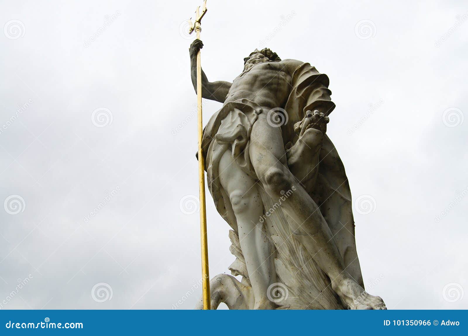 Poseidon Statue stock photo. Image of statue, world - 101350966