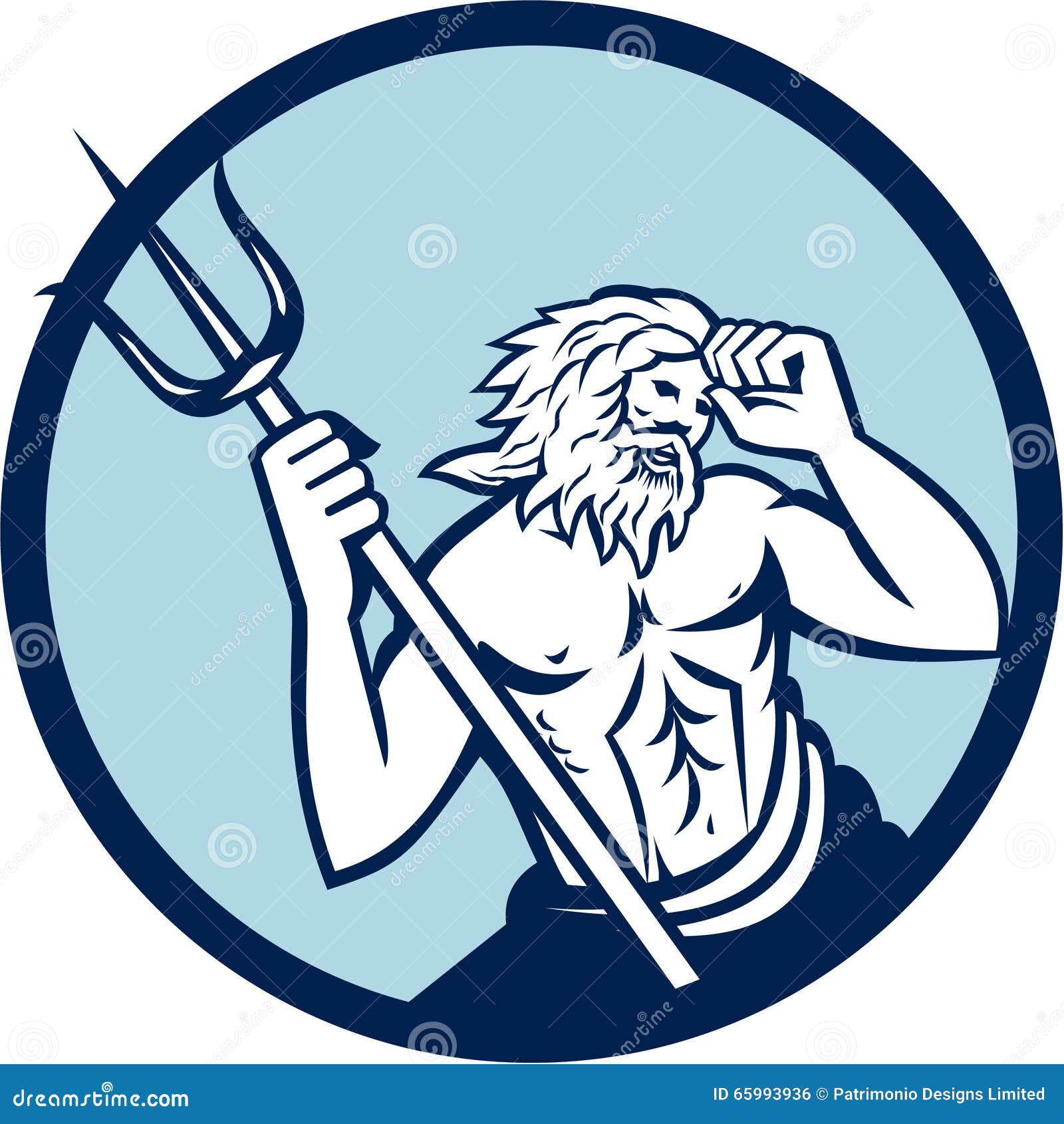 Illustration Of Poseidon Tridents Isolated On White Background. Design ...