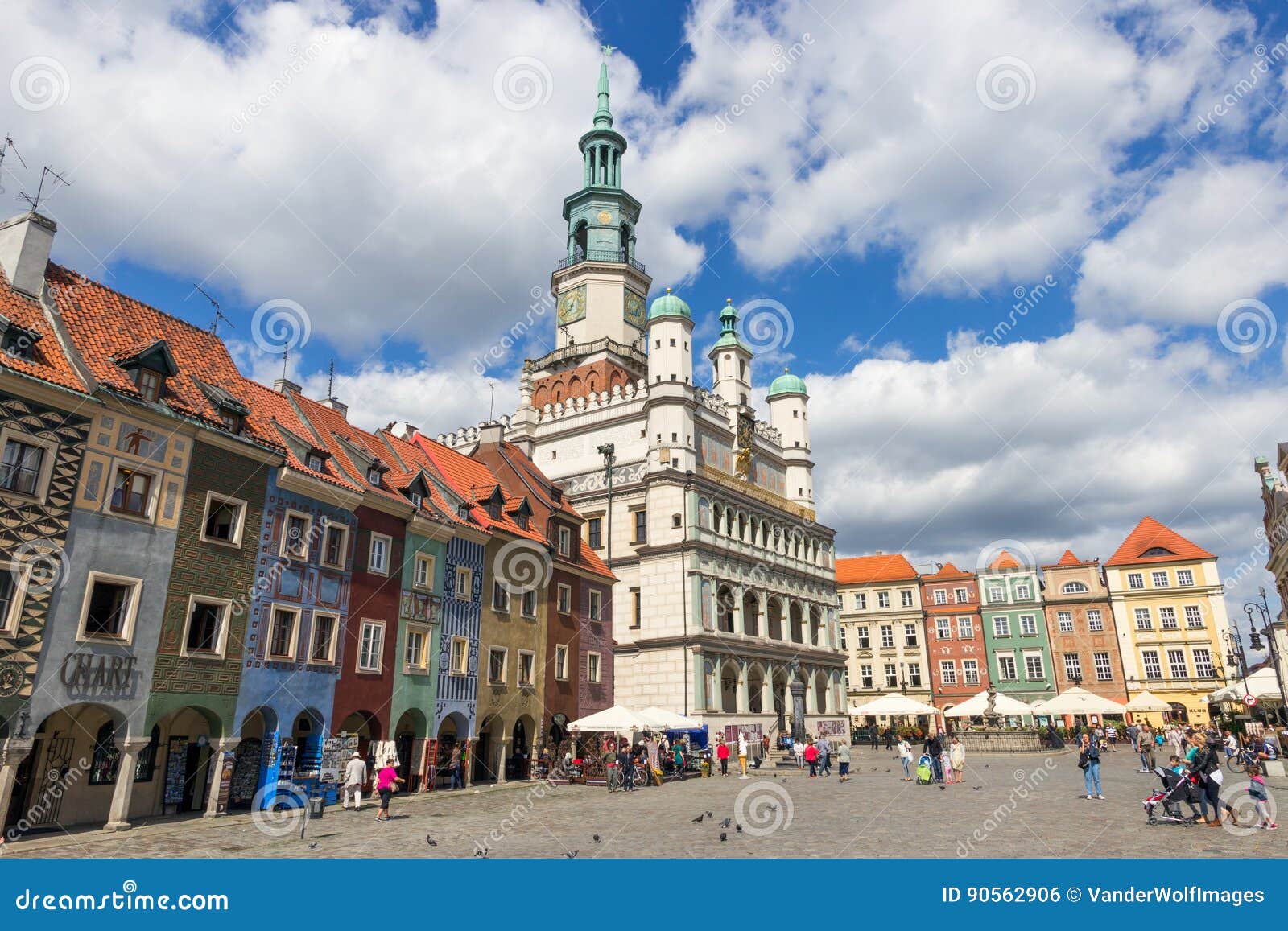 Posen-Stadt Polen redaktionelles foto. Bild von historisch - 90562906