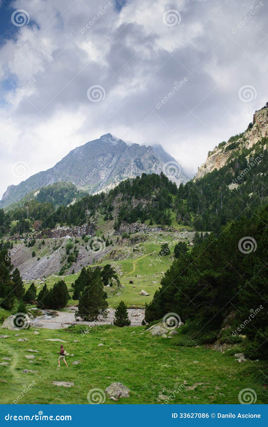 Posets-Maladeta Natural Park - Benasque Valley Stock Photo - Image of ...