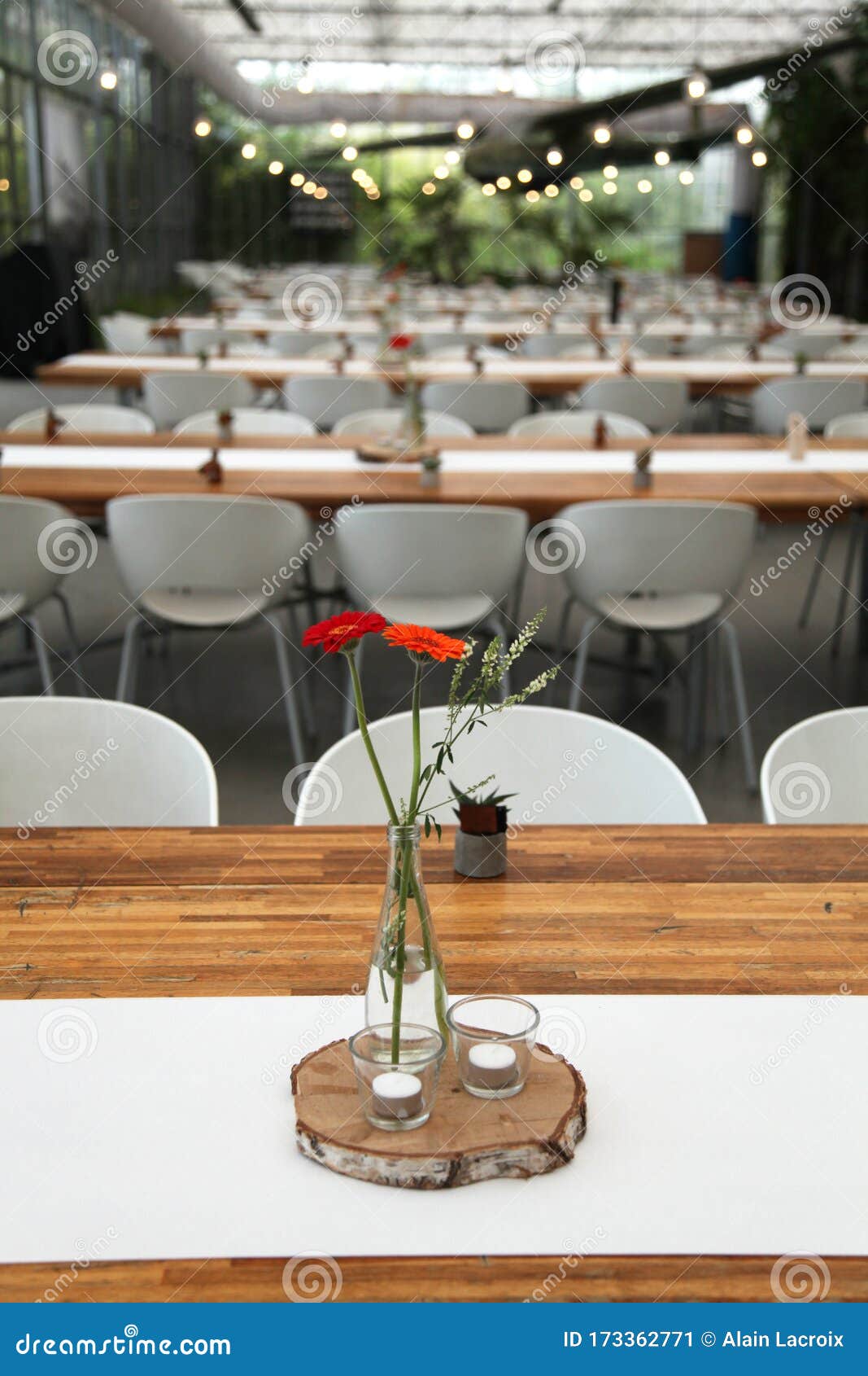 Event venue stock image. Image of decoration, event - 173362771
