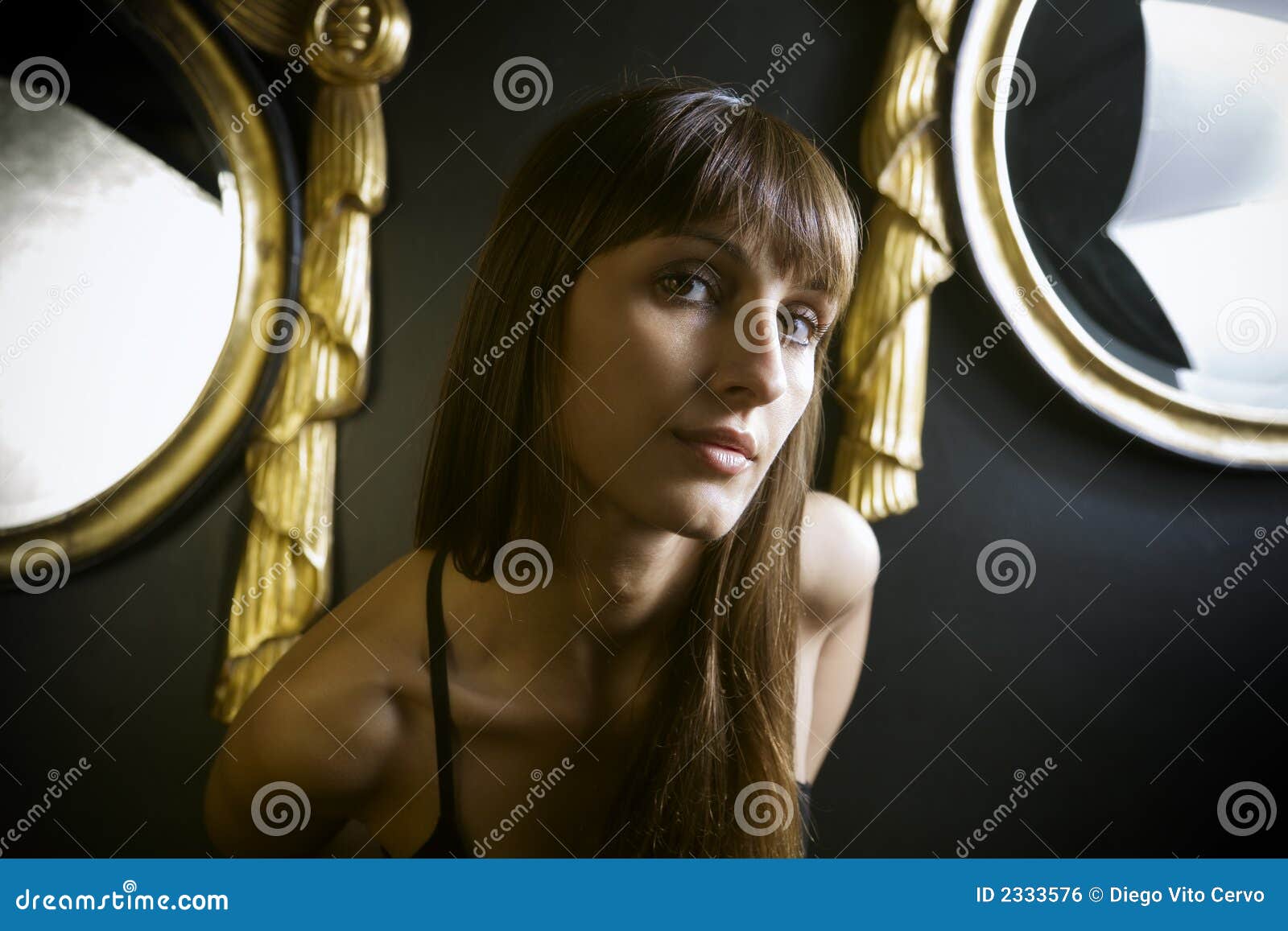 Posh girl stock photo. Image of mirror, girl, first, loveliness - 2333576