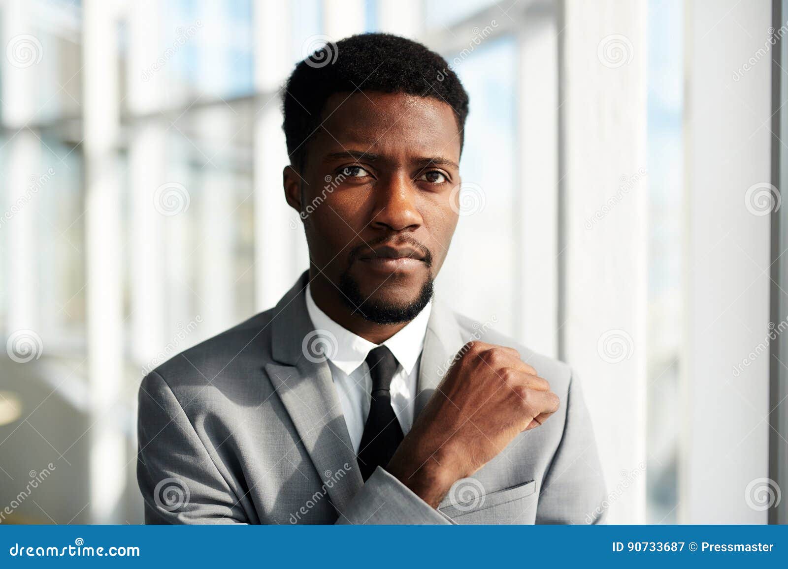 Posh man stock image. Image of africanamerican, broker - 90733687