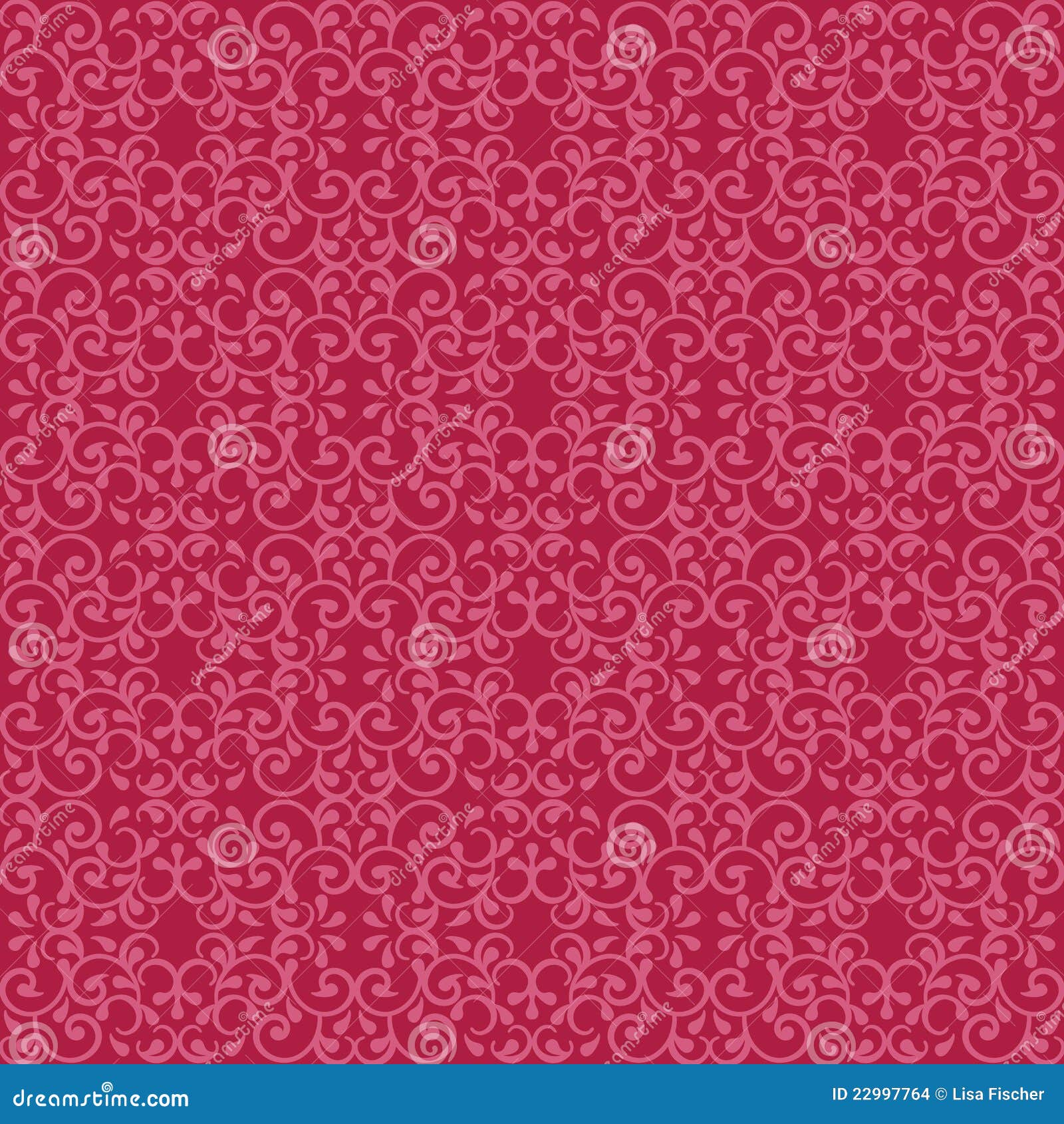 Posh Pattern in Red stock vector. Illustration of curtains - 22997764