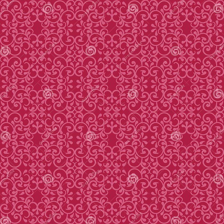 Posh Pattern in Red stock vector. Illustration of curtains - 22997764