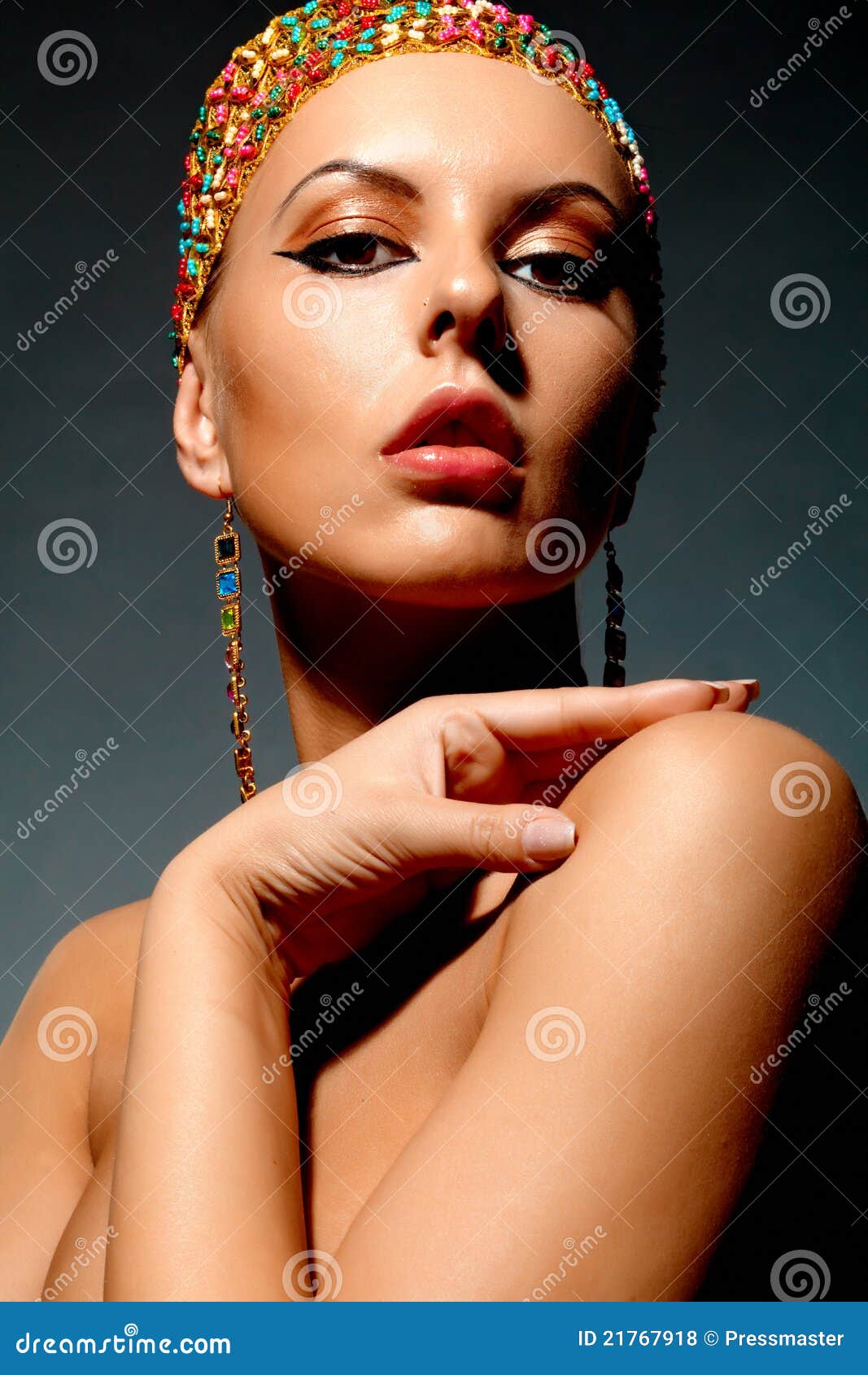 Posh woman stock photo. Image of beauty, elegant, black - 21767918
