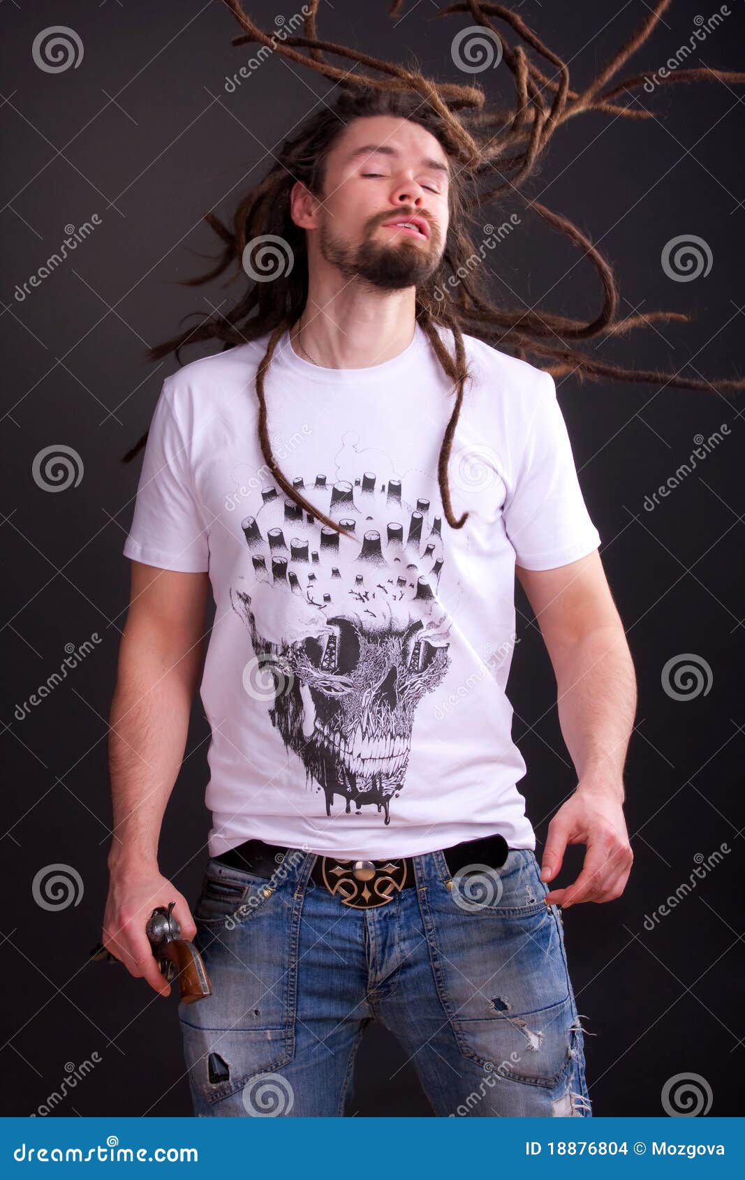 Posing guy stock photo. Image of individuality, expressive - 18876804