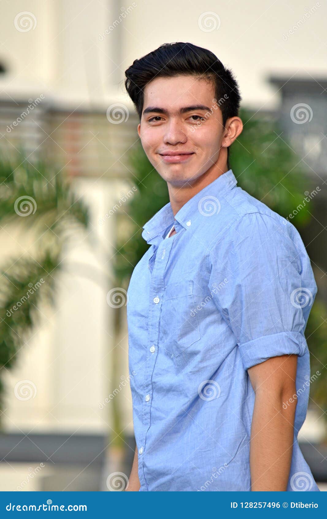 Posing Handsome Asian Male Man Stock Photo - Image of posing, looking ...