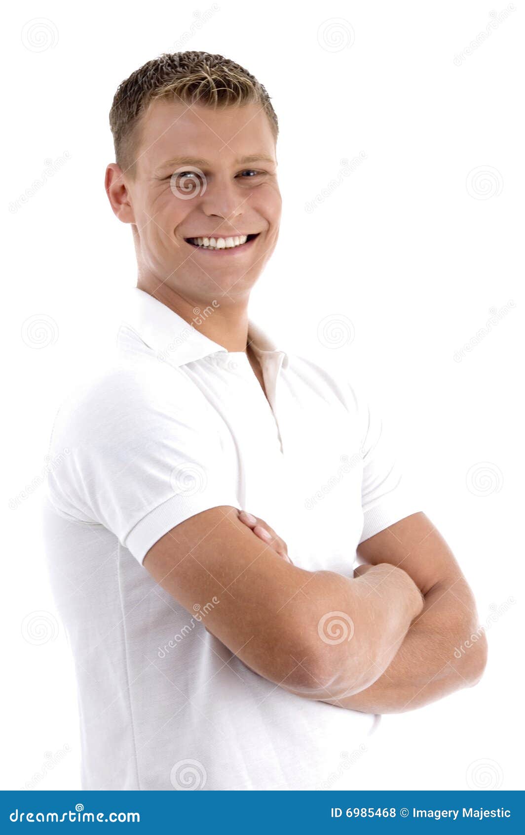 Posing handsome male model stock photo. Image of white - 6985468