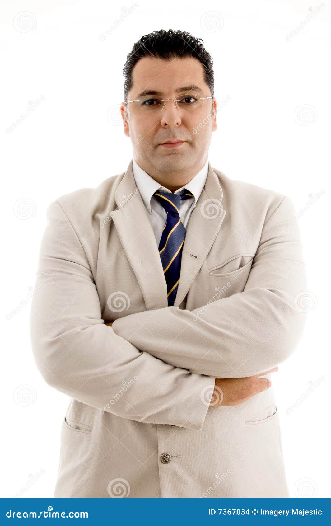 Posing Middle Aged Businessman Stock Photo - Image of clothing ...