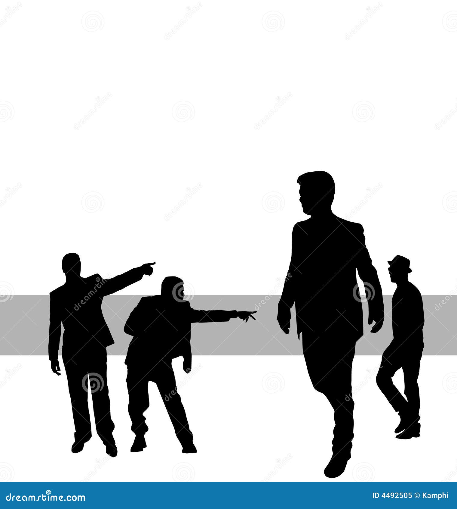 Posing people stock illustration. Illustration of design - 4492505