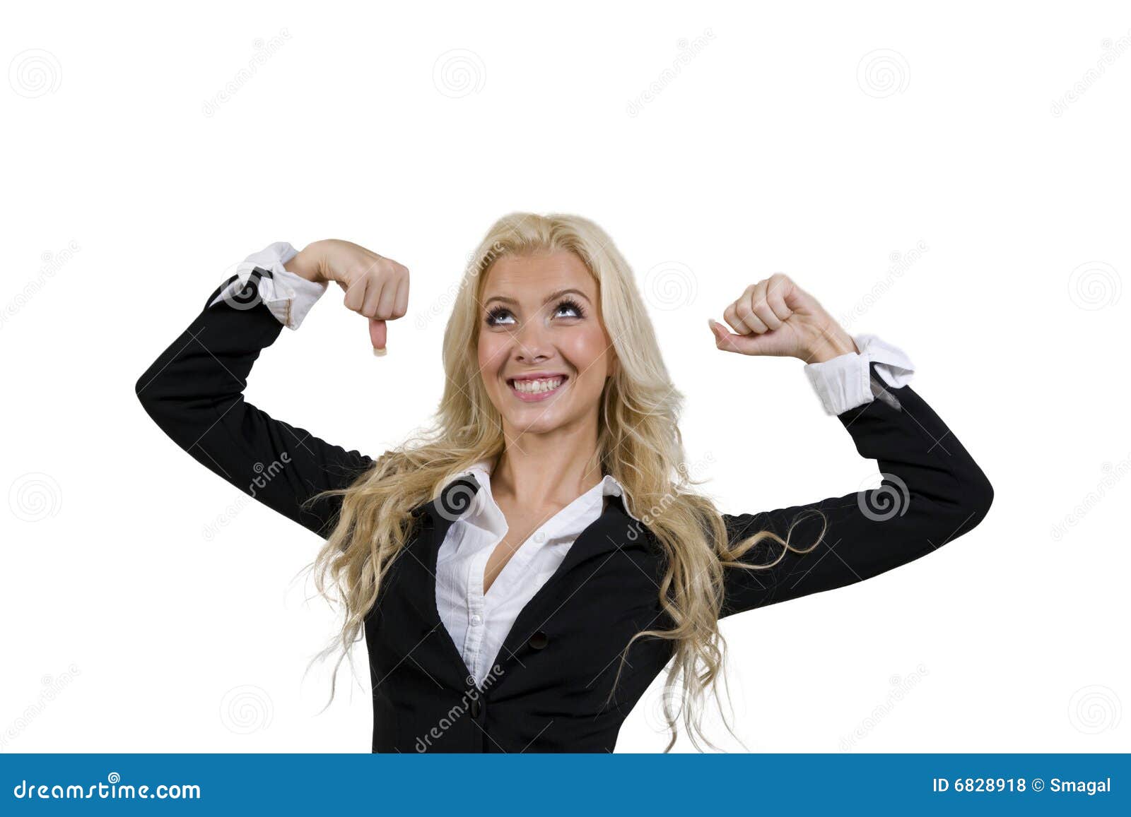 Posing Strong Female Royalty Free Stock Photos - Image: 6828918