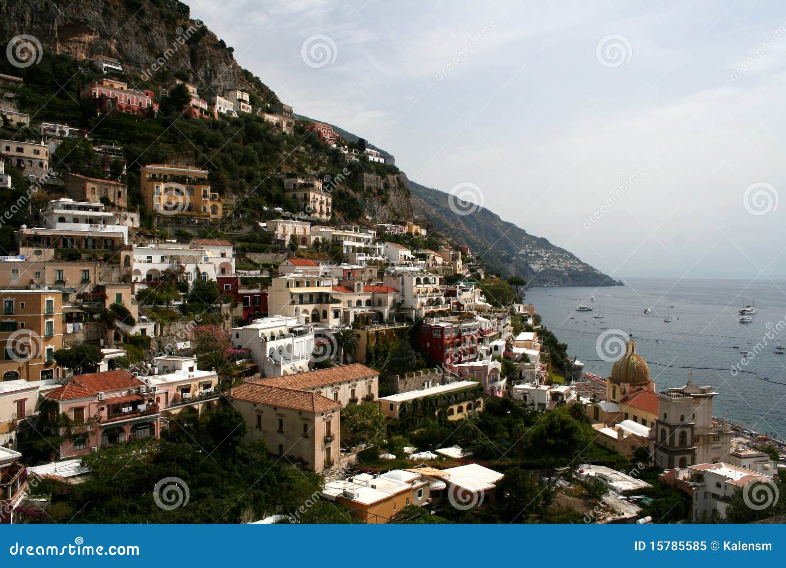 Positano stock image. Image of travel, italy, street - 15785585