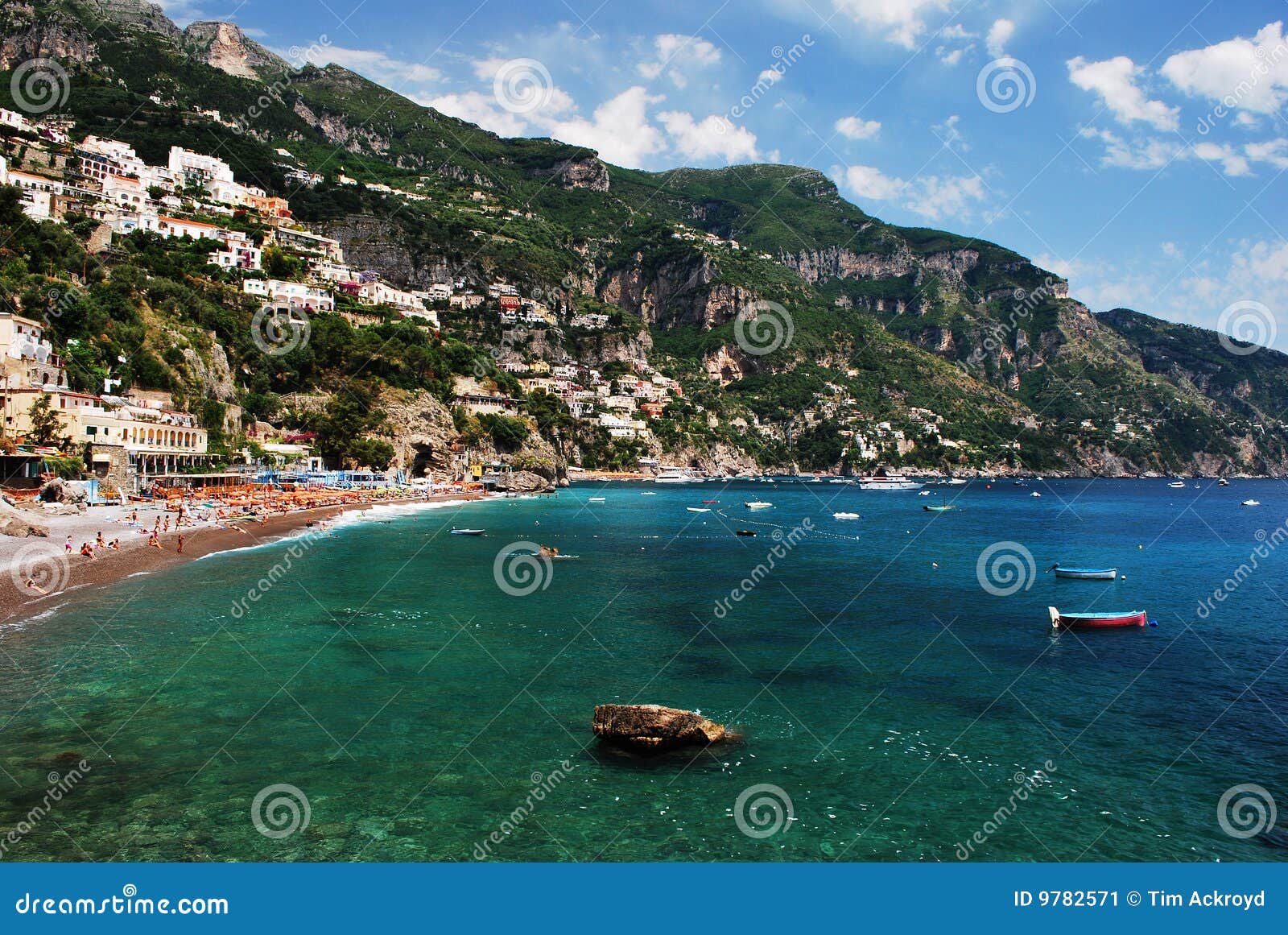 Positano stock image. Image of ocean, campania, destinations - 9782571