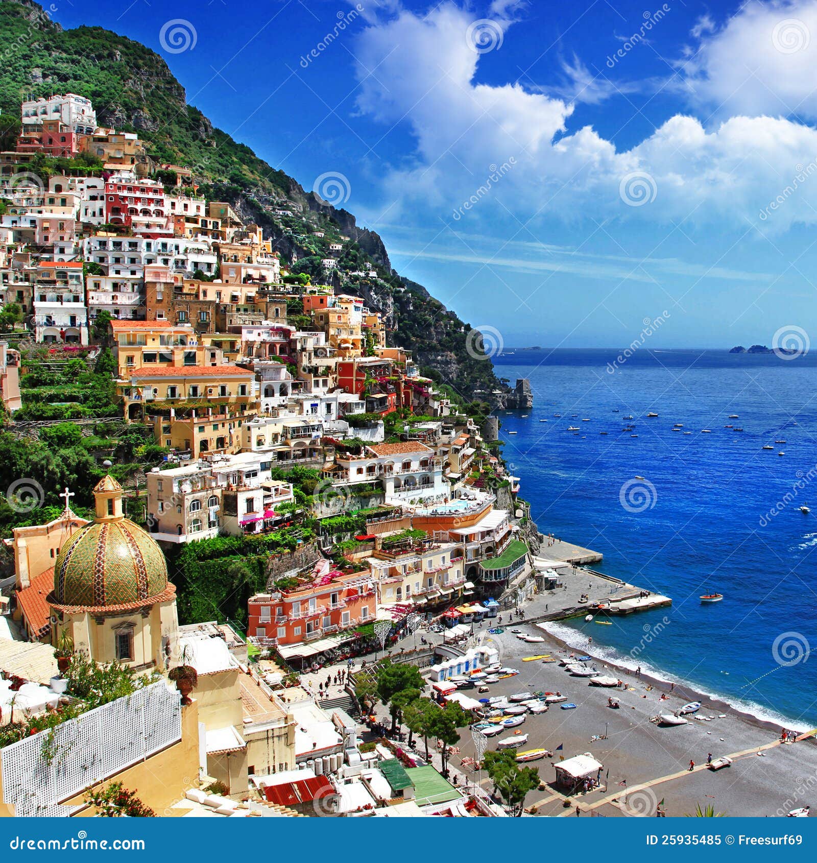 Positano, Bella Italia Series Stock Image - Image of beautiful ...