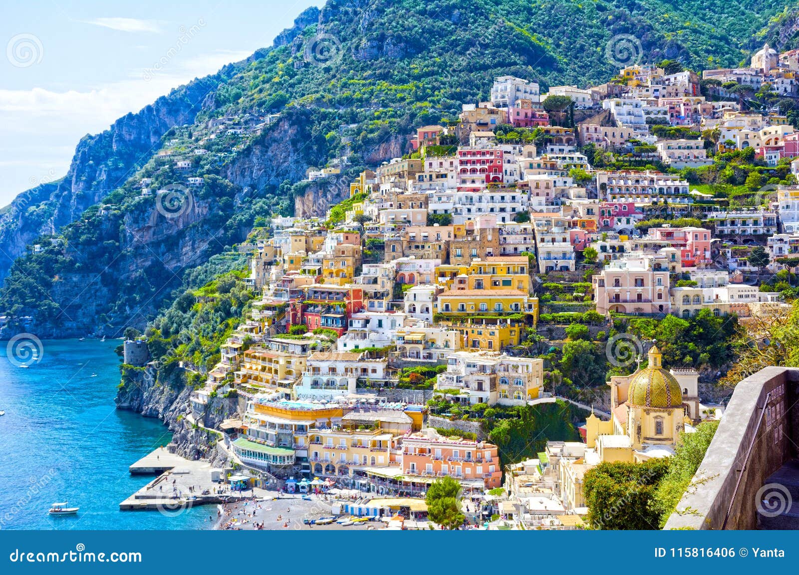 Positano, Italien stockfoto. Bild von italien, draussen - 115816406