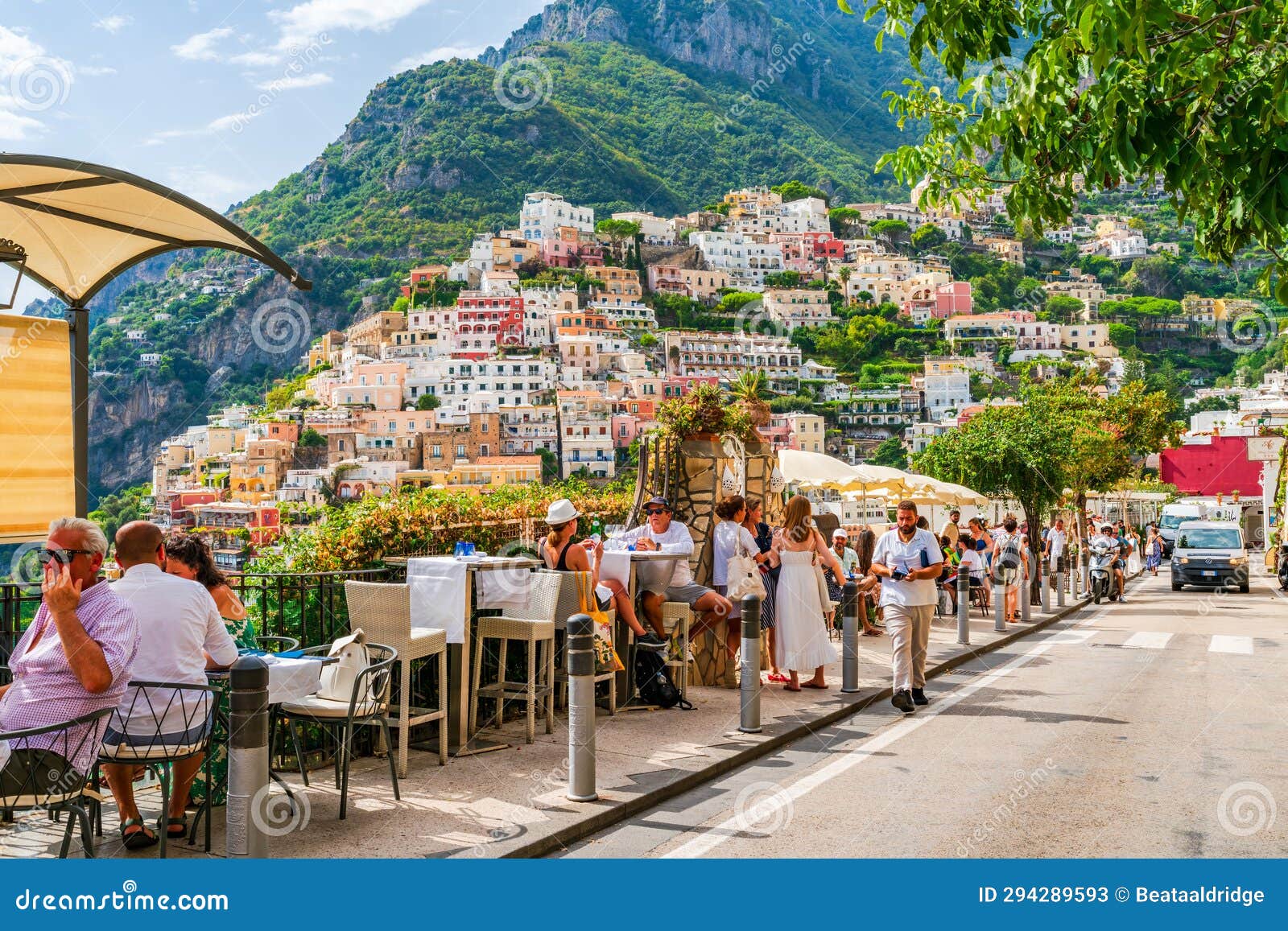 POSITANO, ITALY editorial stock photo. Image of colourful - 294289593