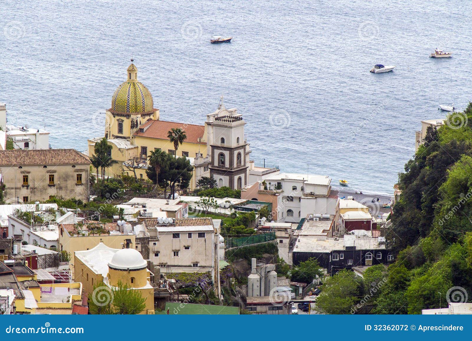 Positano, italy stock photo. Image of ocean, leisure - 32362072