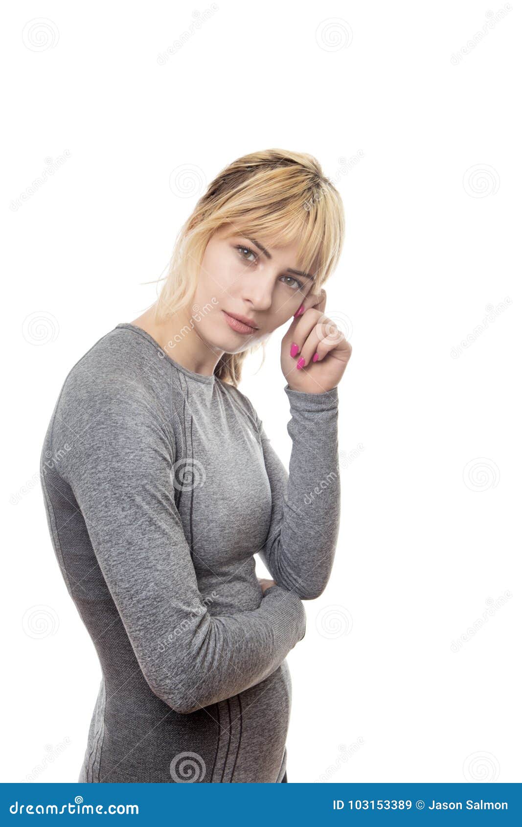 Position De Femme De Forme Physique Image stock - Image du sportif ...