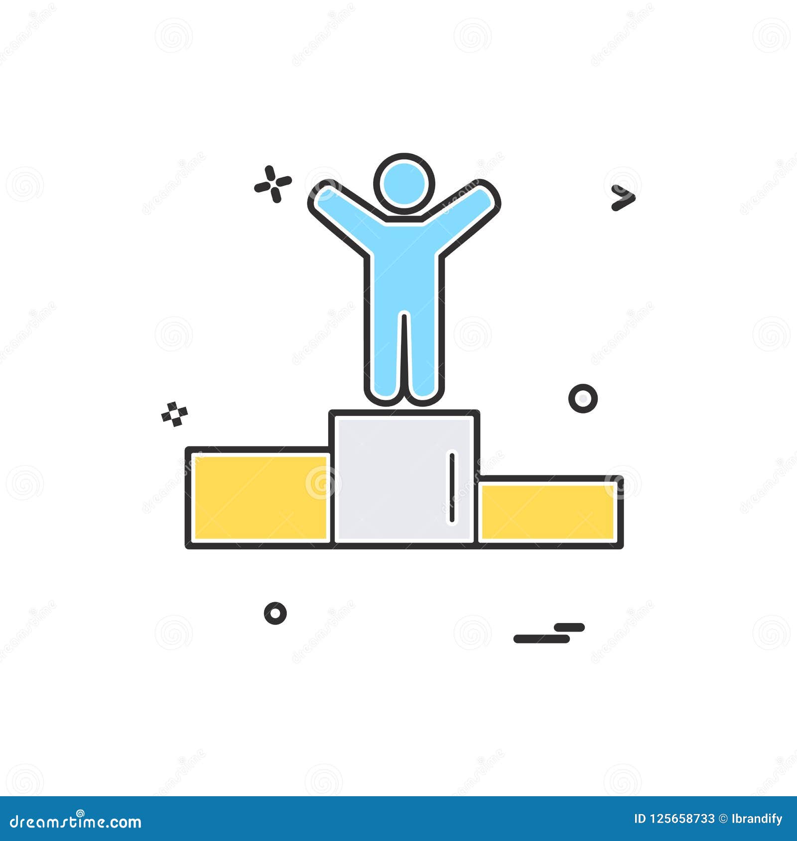 Position Icon Vector Design Stock Vector - Illustration of paint, ball ...