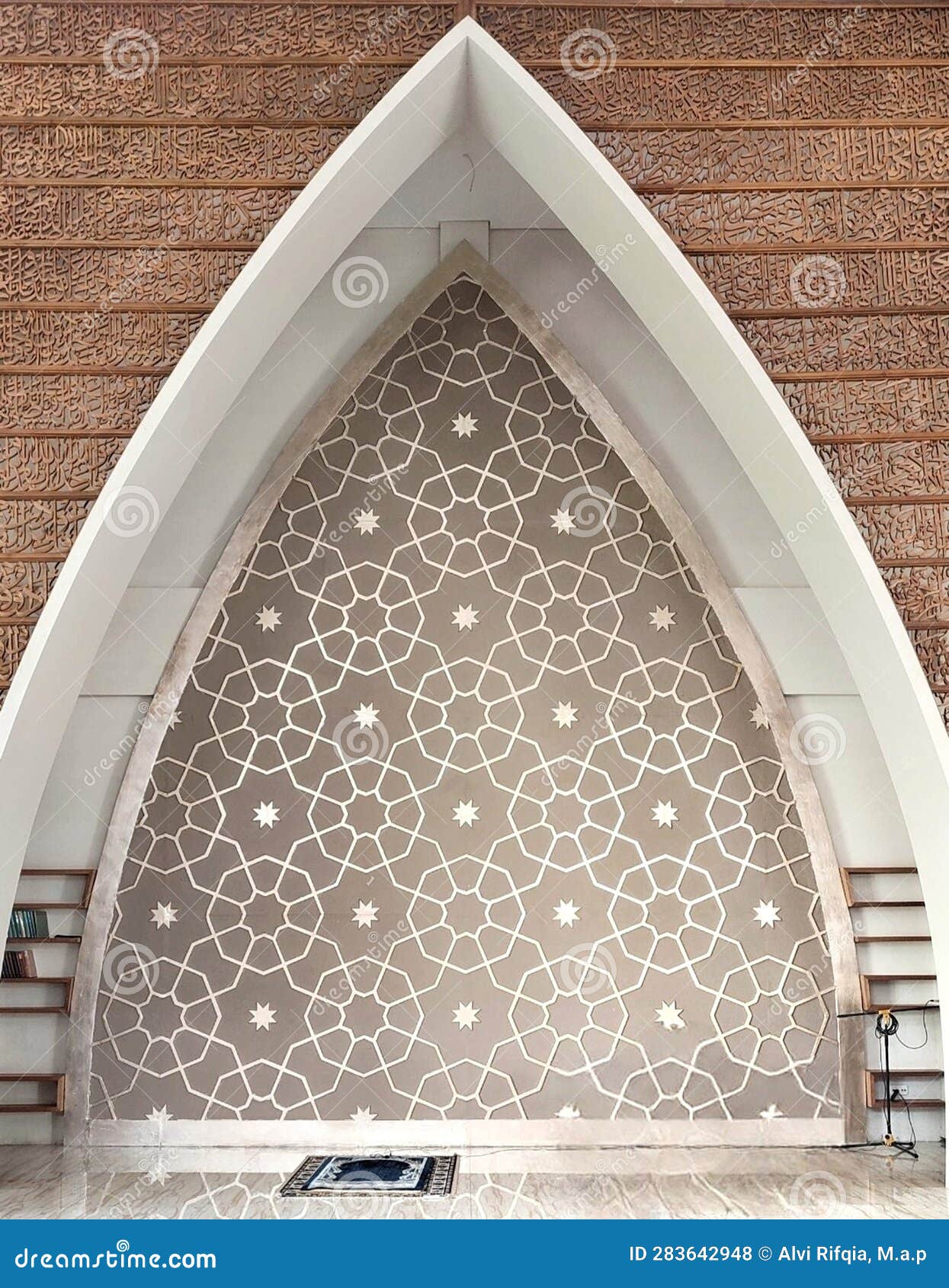 View of Location Imam Leading the Prayer in the Mosque Stock Photo ...
