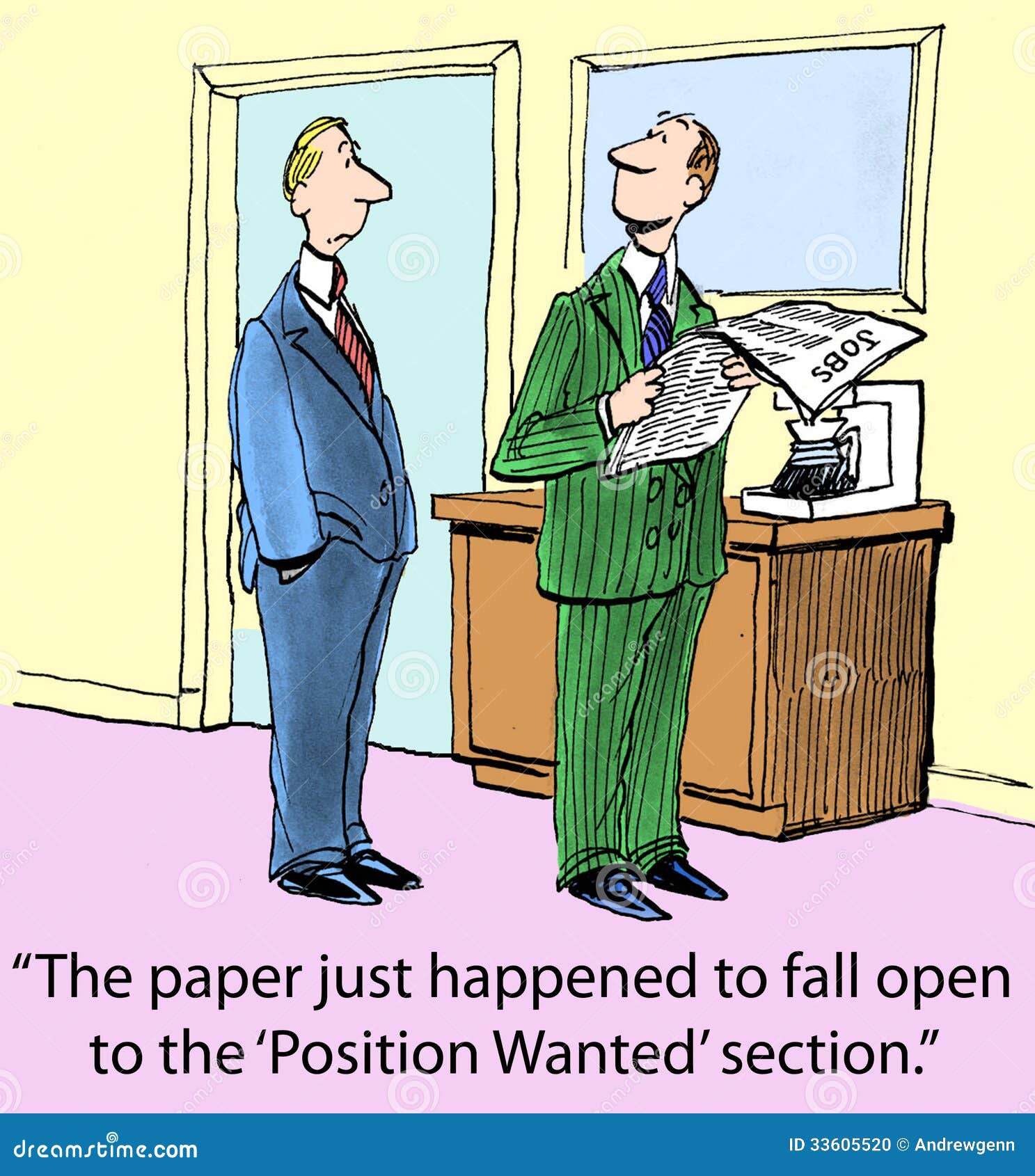 Position wanted stock illustration. Illustration of business - 33605520