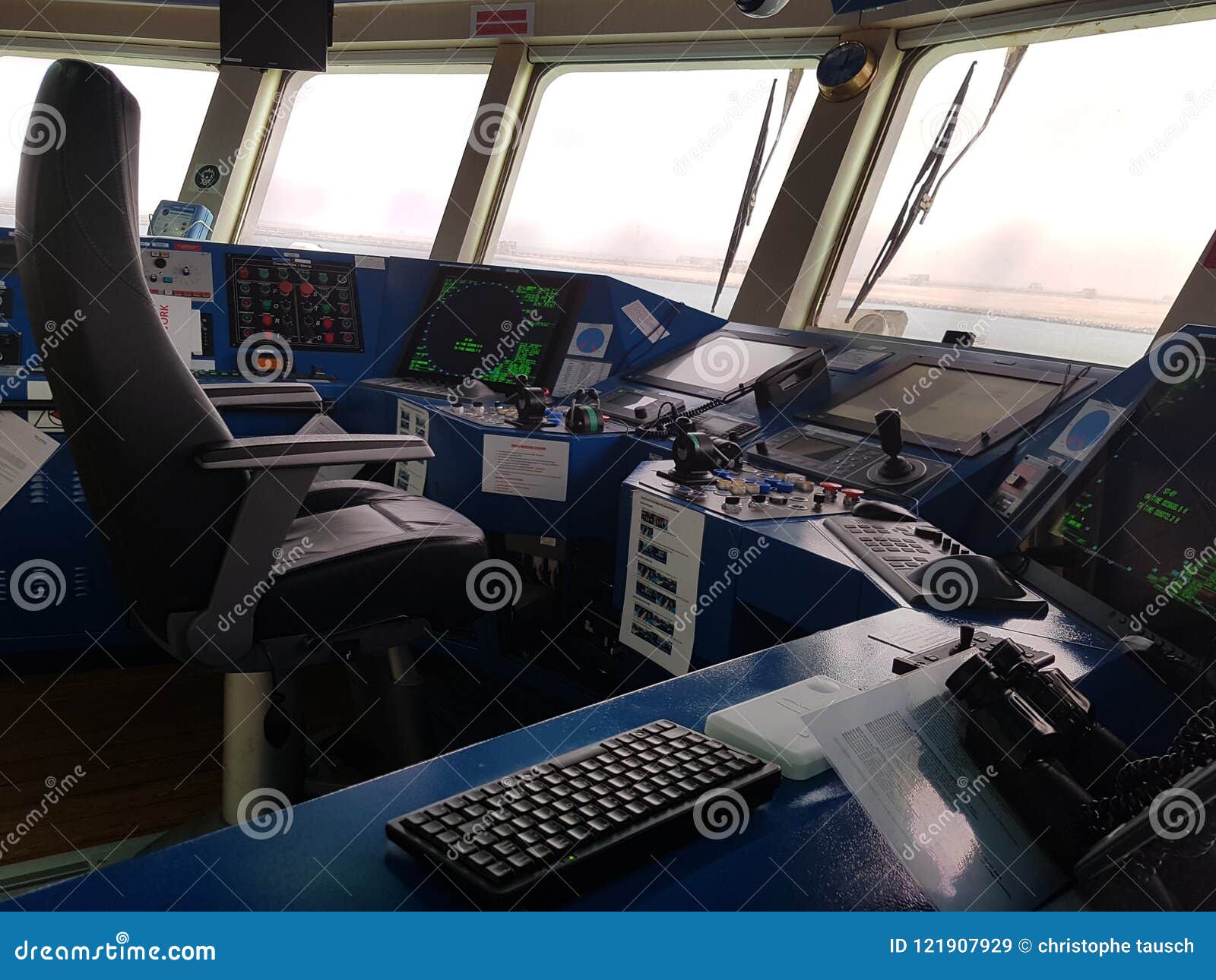 Dynamic Positioning Control Panel on a Modern Vessel. Thanks To ...