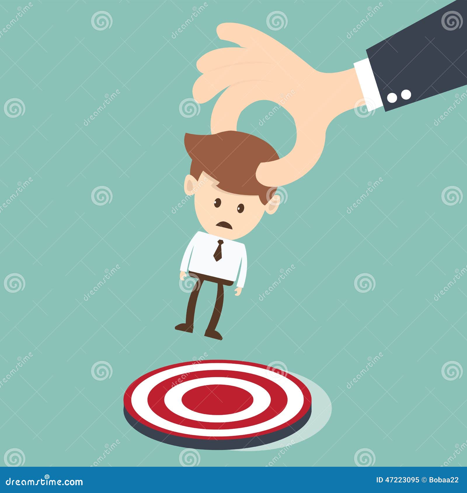 Positioning human resource stock vector. Illustration of concept - 47223095