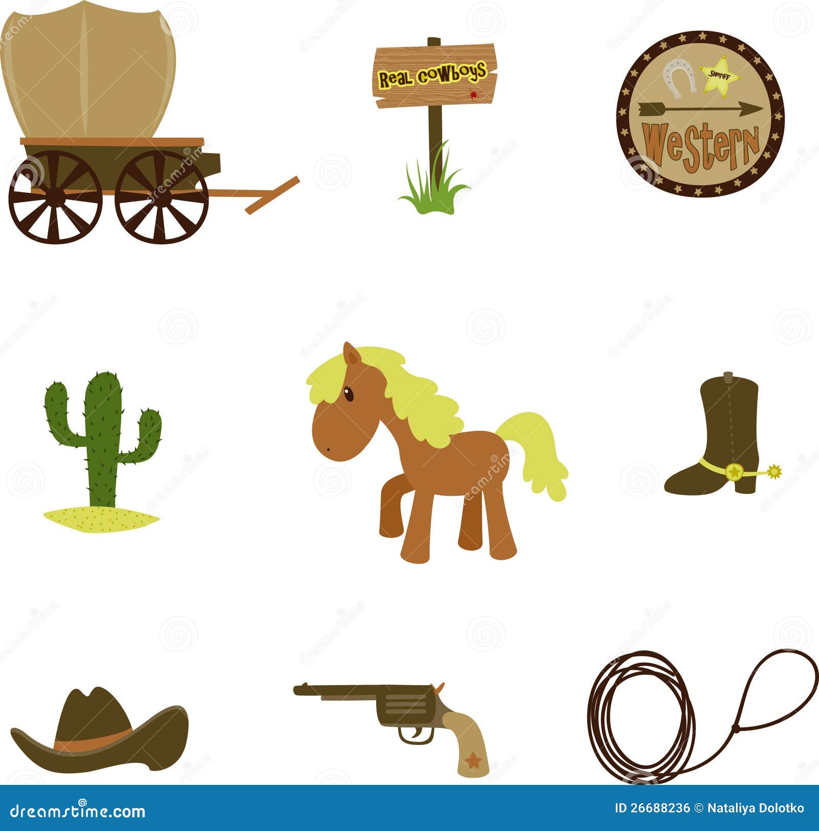 Positionnement de cowboy illustration de vecteur. Illustration du lasso ...