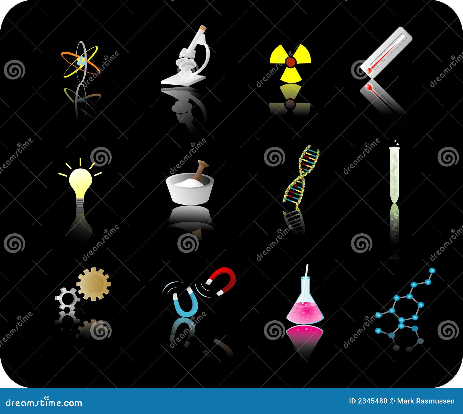 Positionnement De Graphisme De La Science Illustration de Vecteur ...