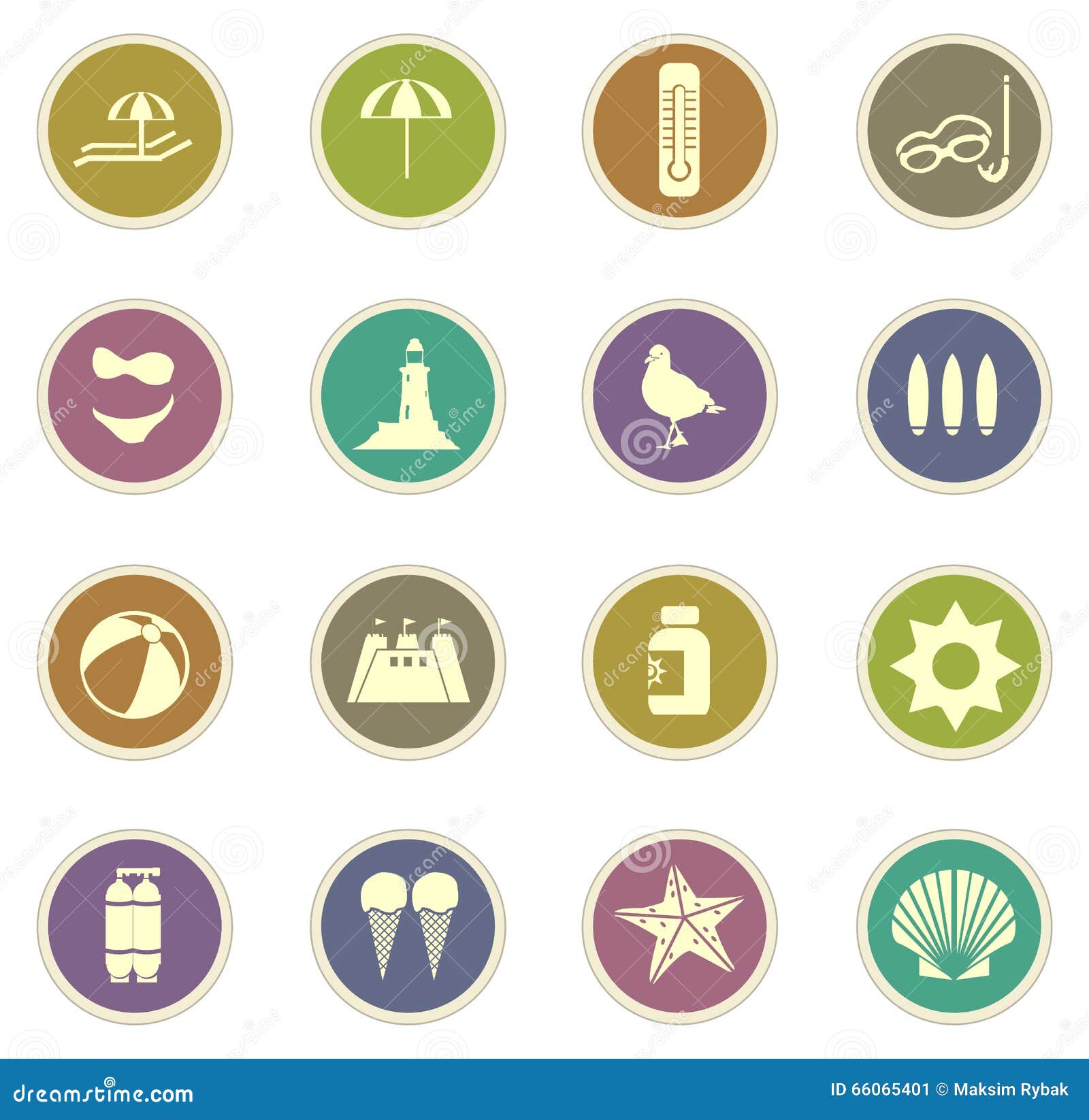 Positionnement De Graphisme De Plage Illustration de Vecteur ...