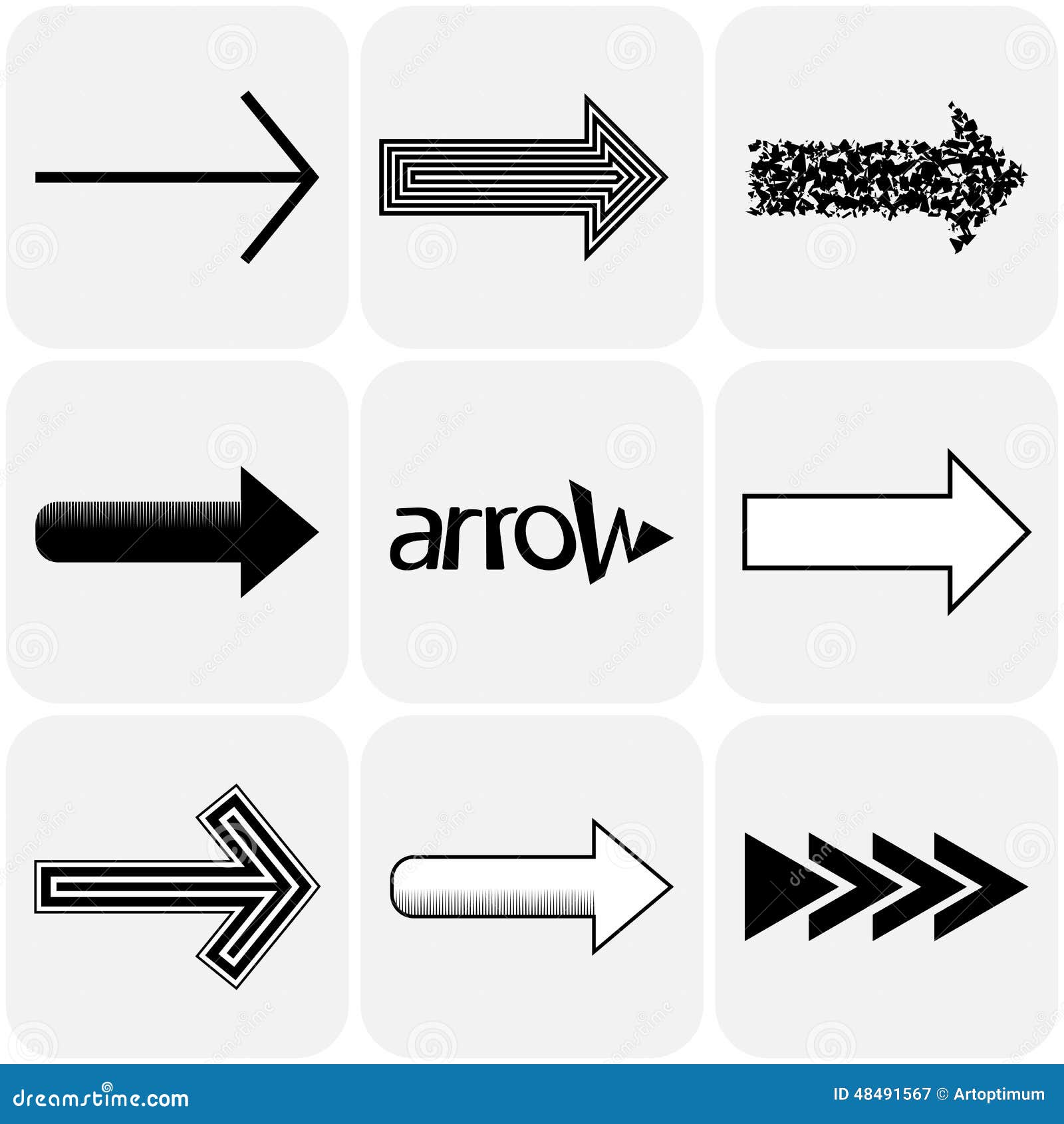Positionnement De Graphisme De Signe De Flèche Illustration de Vecteur ...