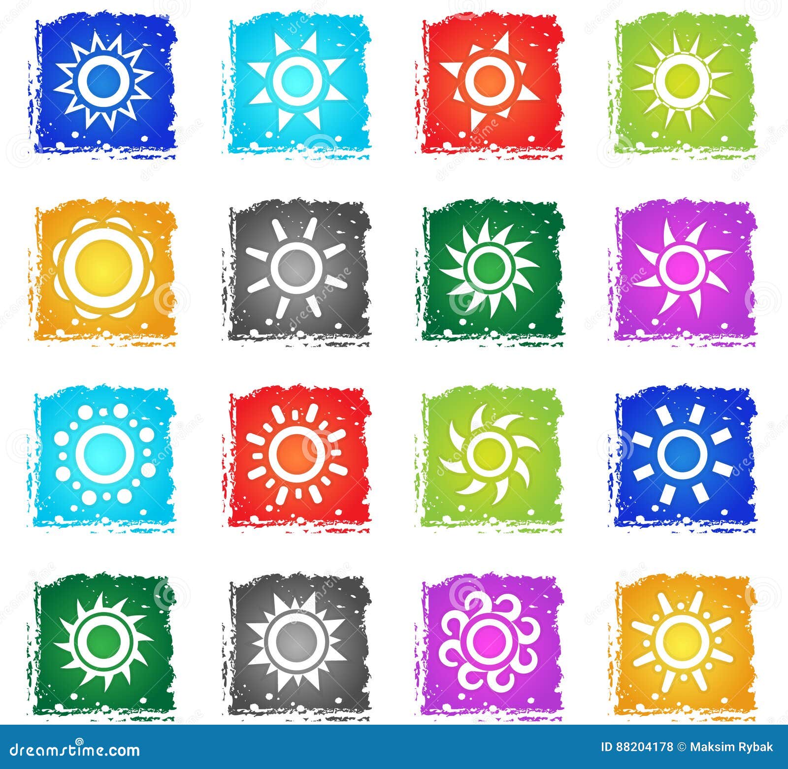 Positionnement De Graphisme De Sun Illustration de Vecteur ...