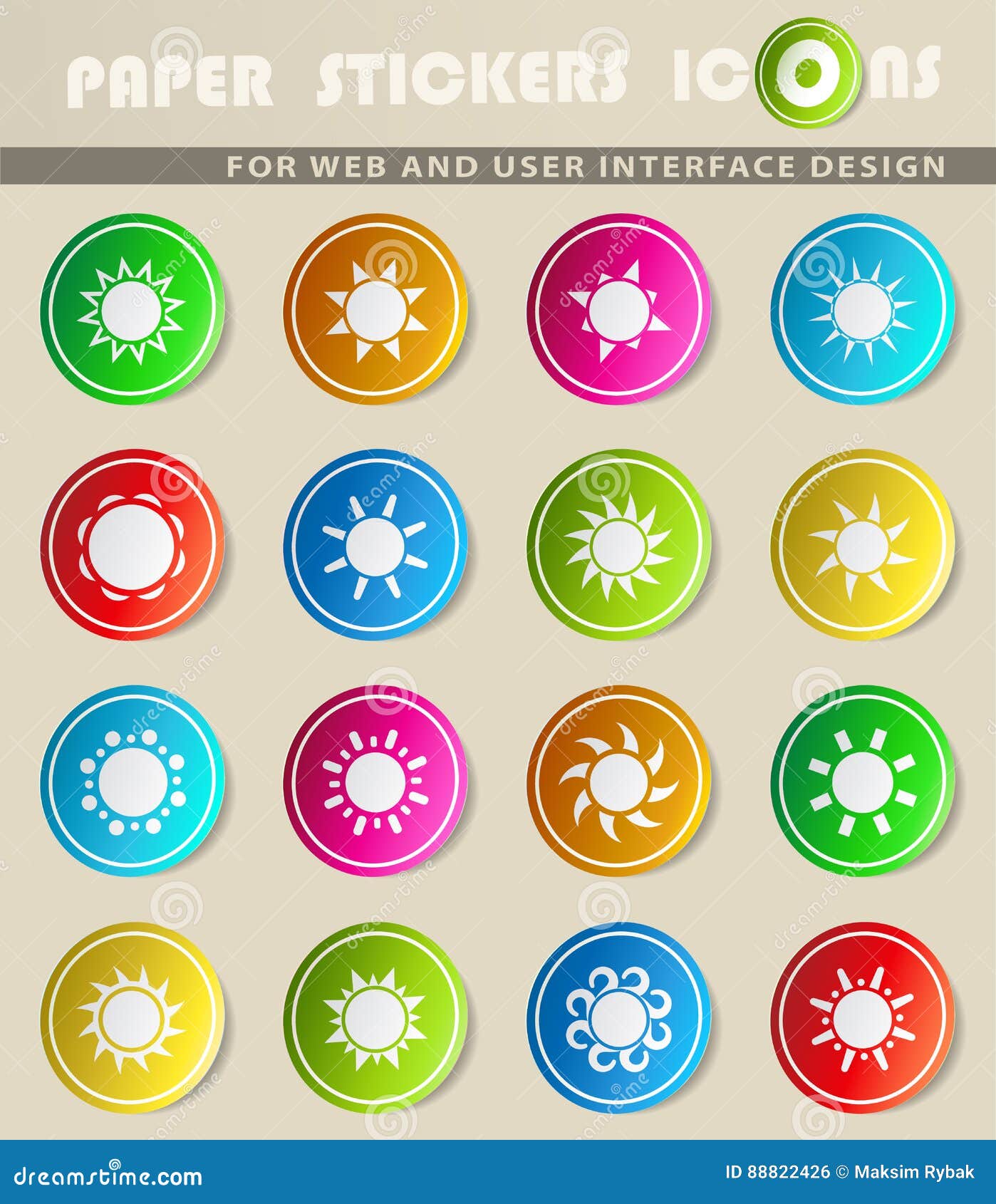 Positionnement De Graphisme De Sun Illustration Stock - Illustration du ...