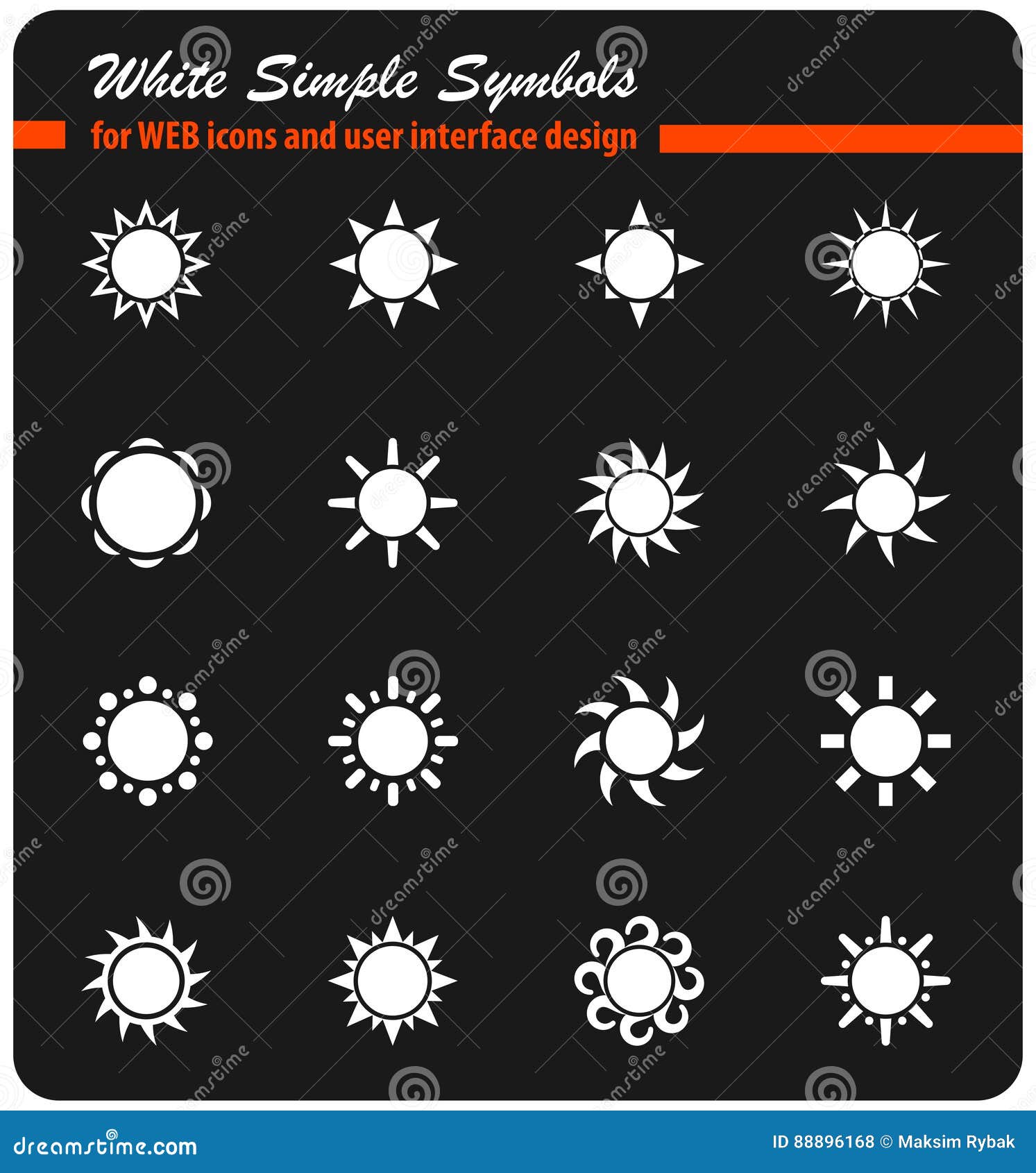 Positionnement De Graphisme De Sun Illustration Stock - Illustration du ...
