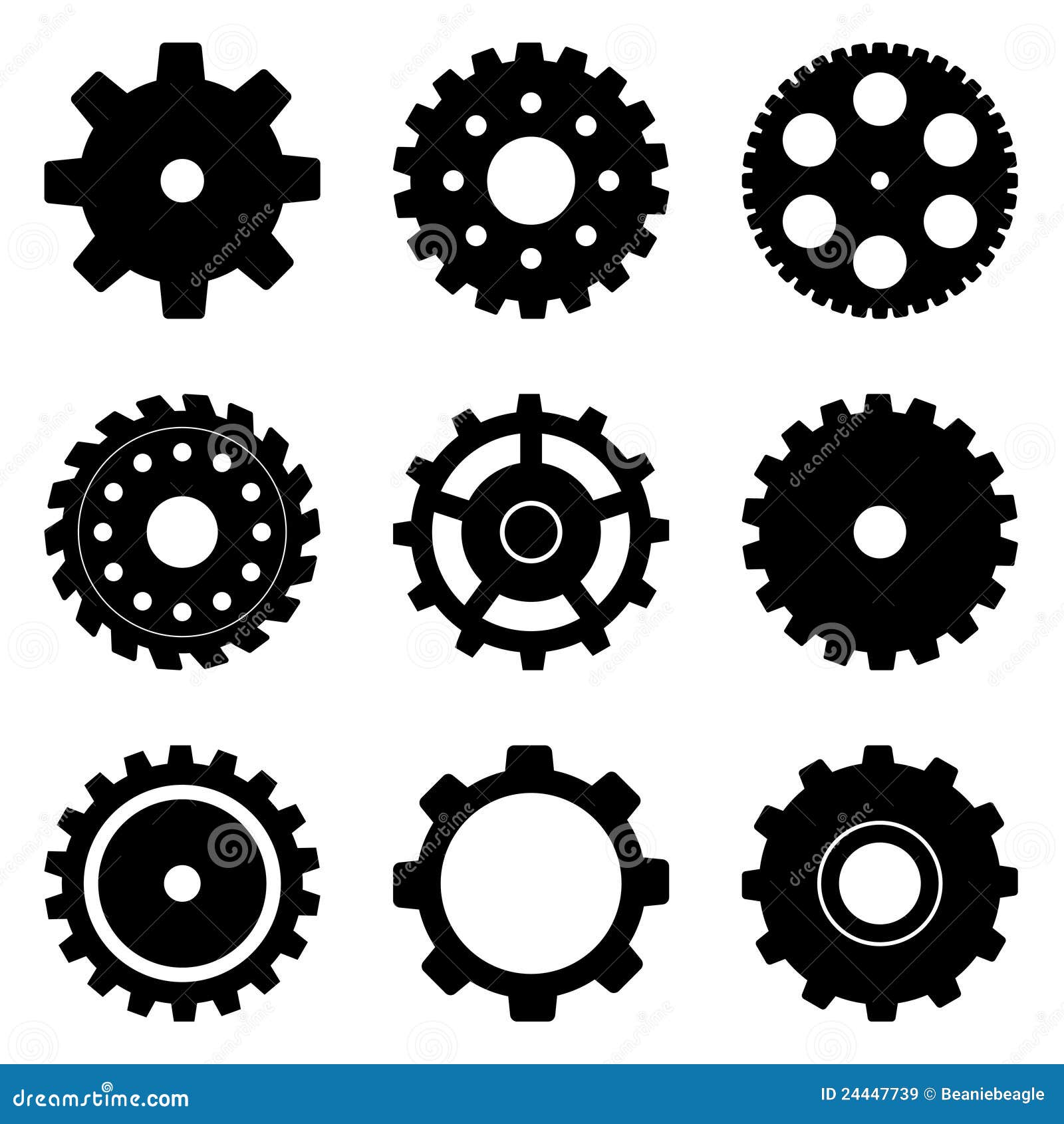 Positionnement De Roue De Dent Illustration de Vecteur - Illustration ...
