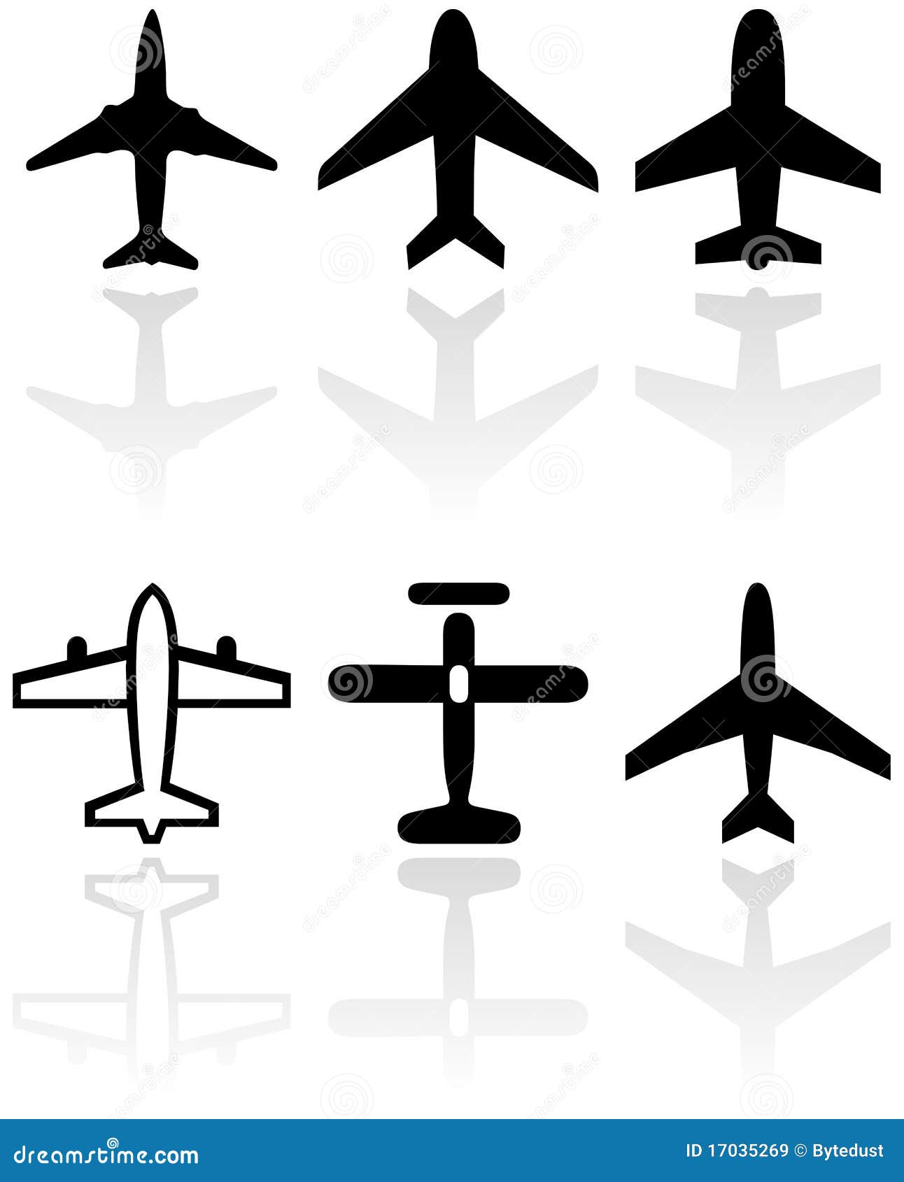 Positionnement De Symbole D'avion. Illustration de Vecteur ...