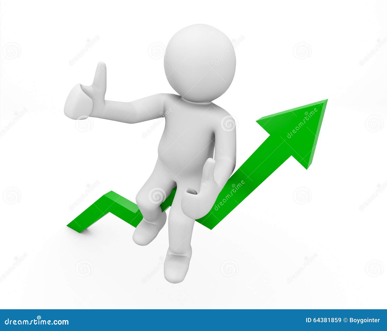 Positiv graf stock illustrationer. Illustration av vinnare - 64381859