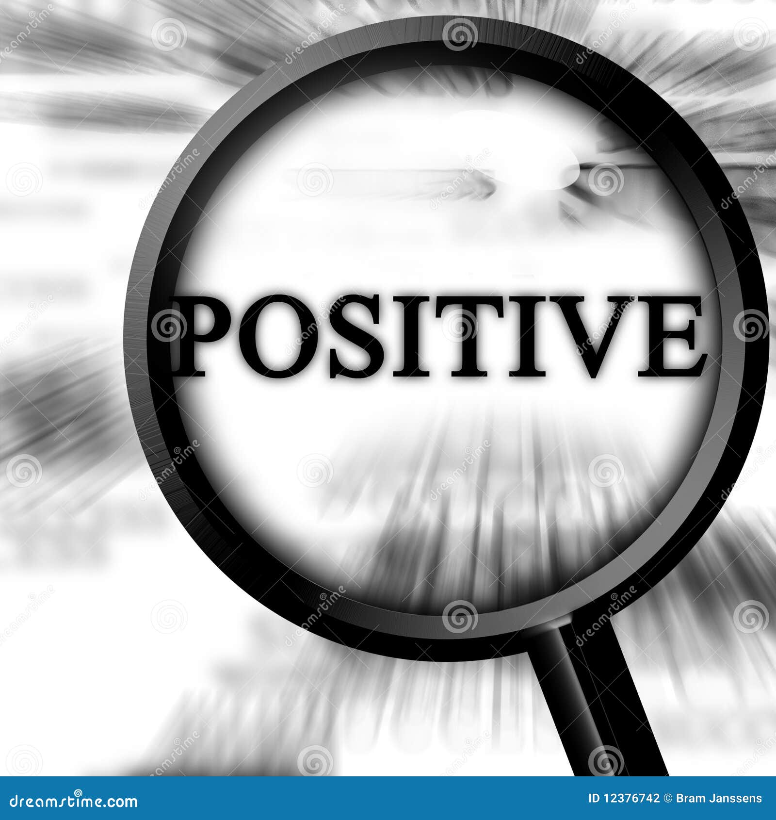 Positive stock illustration. Illustration of congratulate - 12376742