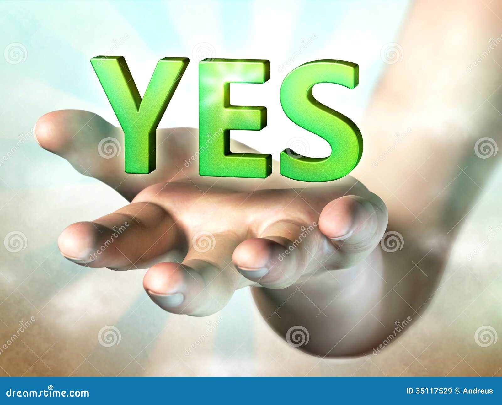 Positive Answer Picture. Image: 35117529