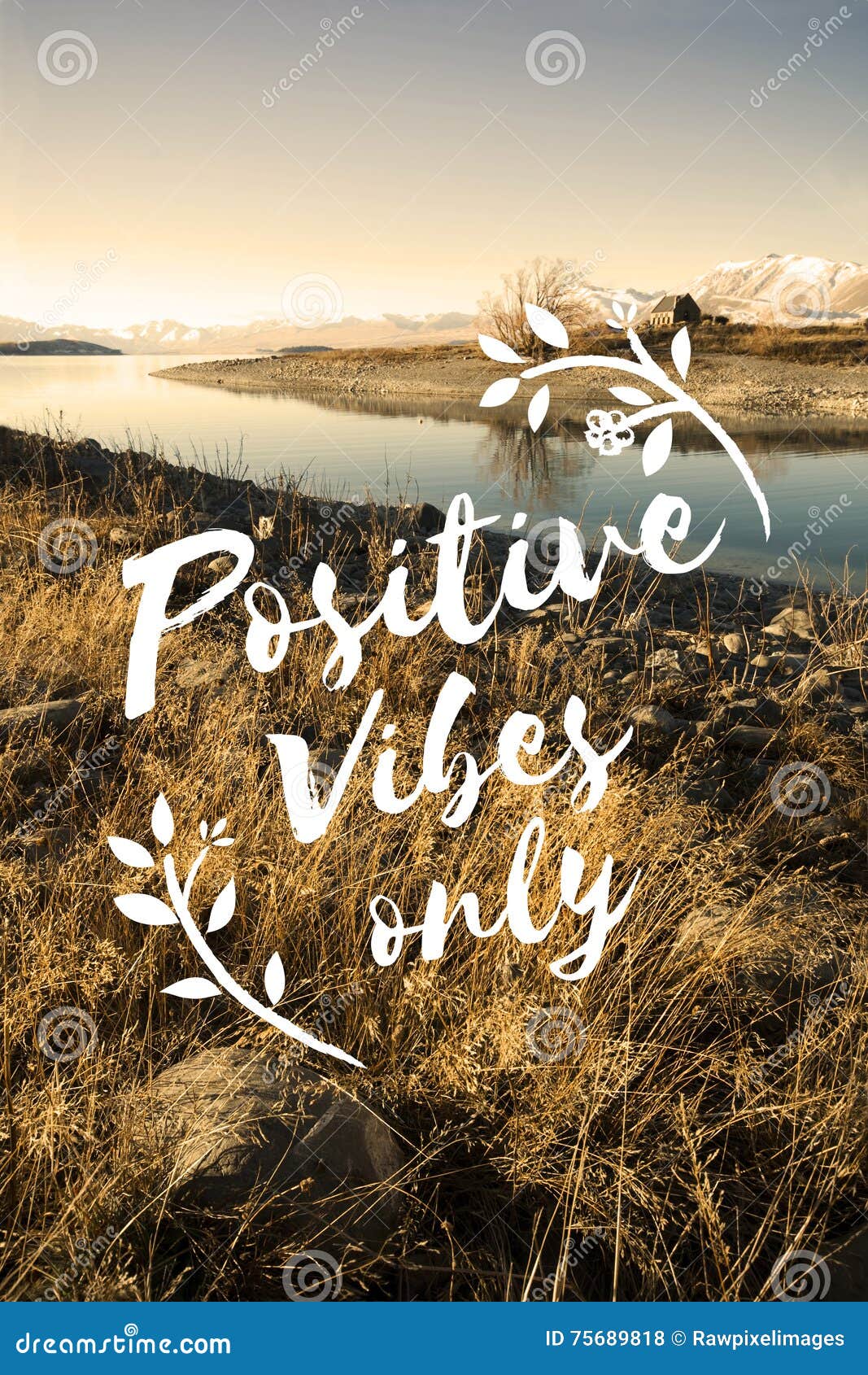 Positive Attitude Motivation Inspiration Thinking Concept Stock Photo ...