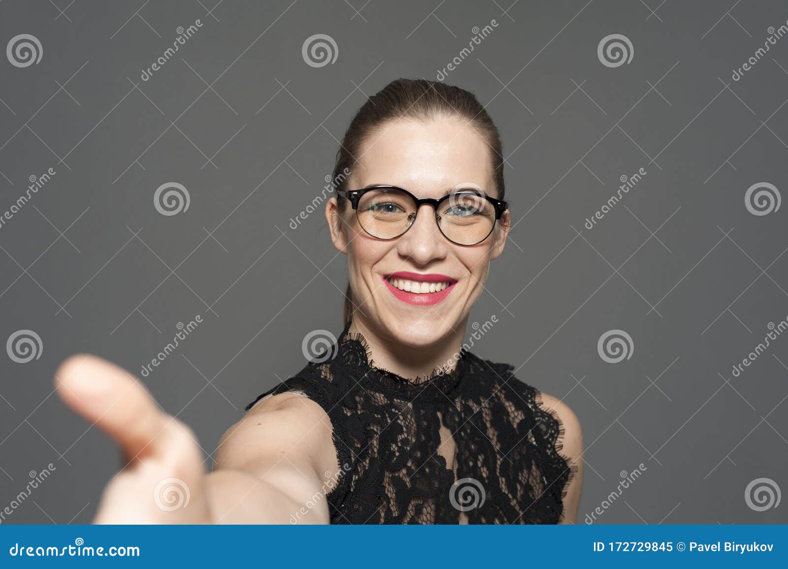 Positive Beautiful Young Caucasian Woman Stock Image - Image of ... Positive Beautiful Young Caucasian Woman Stock Image - Image of ...
