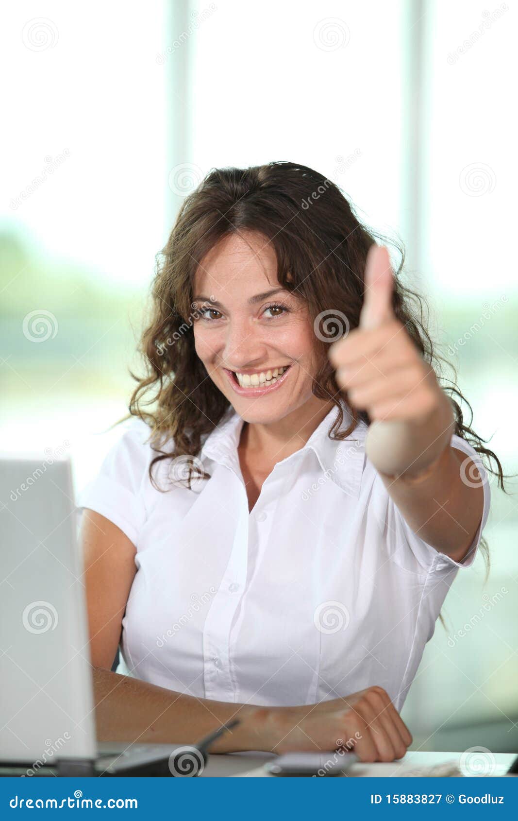 Positive business stock image. Image of positive, happy - 15883827
